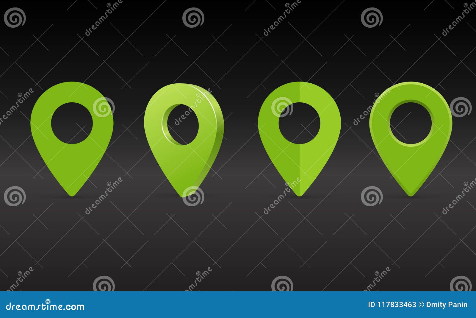 Map Marker, Map Pin Vector. Map Markers. Stock Vector - Illustration of ...