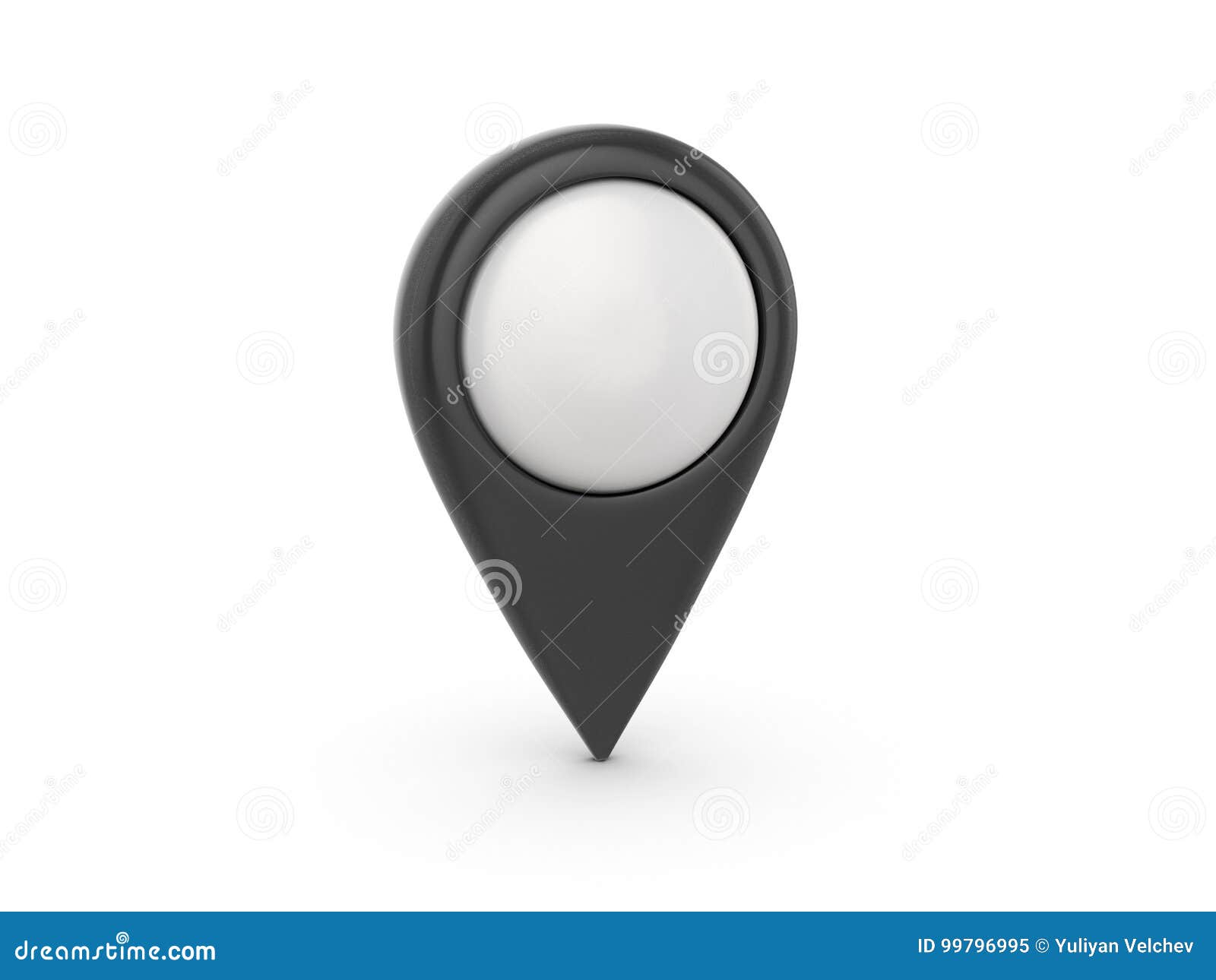 Map marker stock illustration. Illustration of white - 99796995