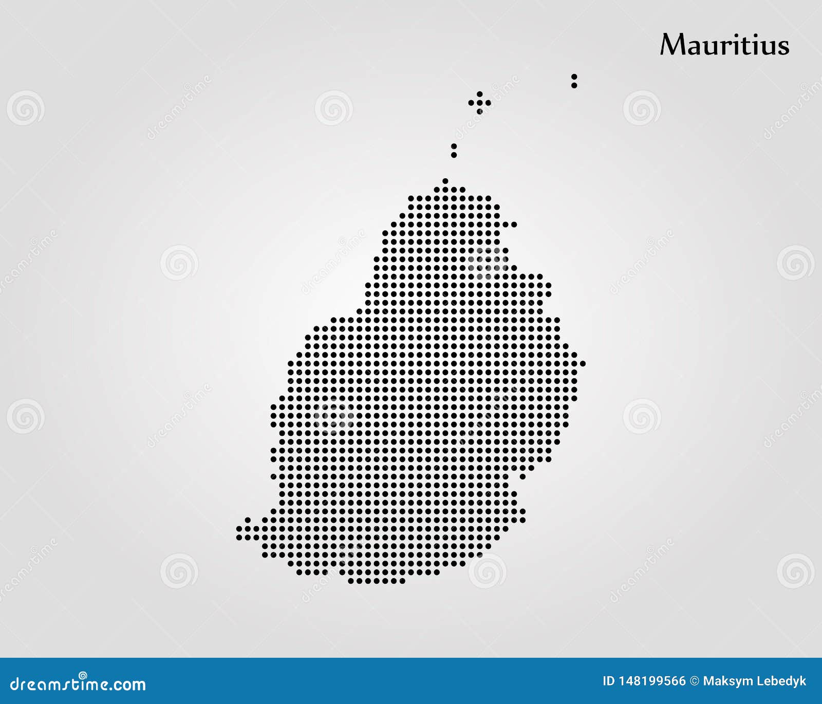 Map of Mauritius. Vector Illustration. World Map Stock Illustration ...