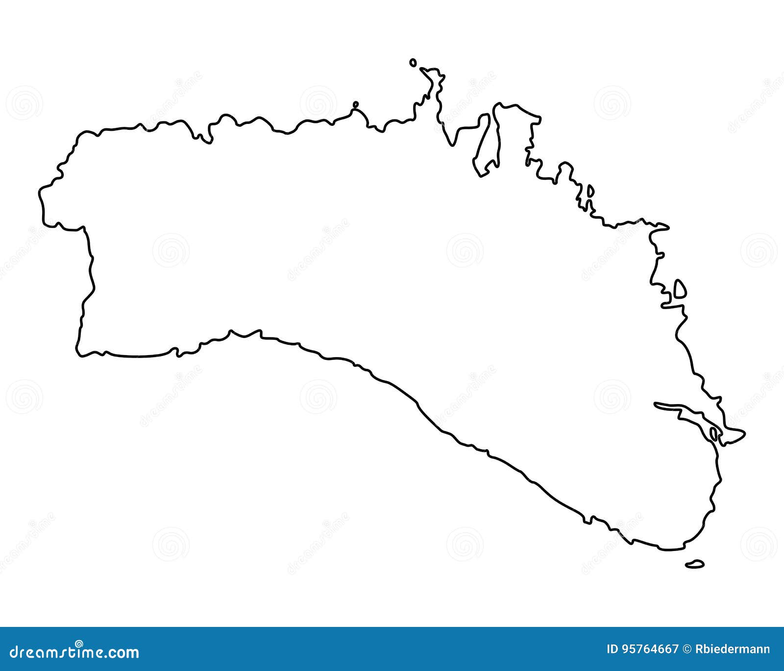 Map of Menorca stock vector. Illustration of geography - 95764667