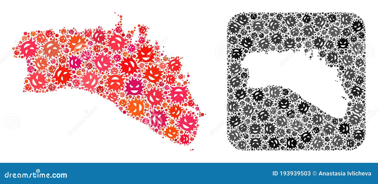 Menorca Island Map - Cdr Format Cartoon Vector | CartoonDealer.com ...