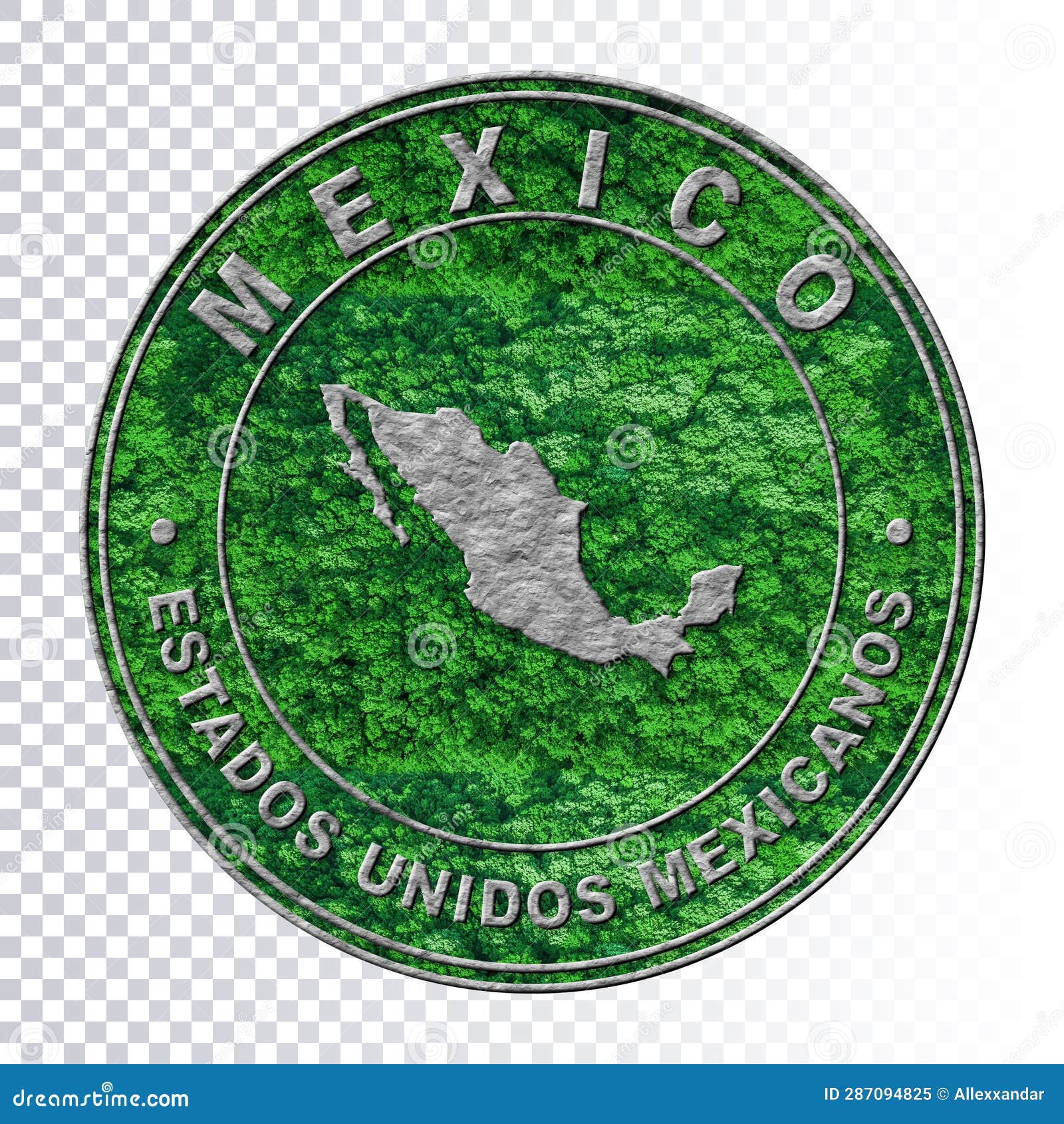 Map of Mexico, Environment Concept, Co2 Emission Concept Stock ...