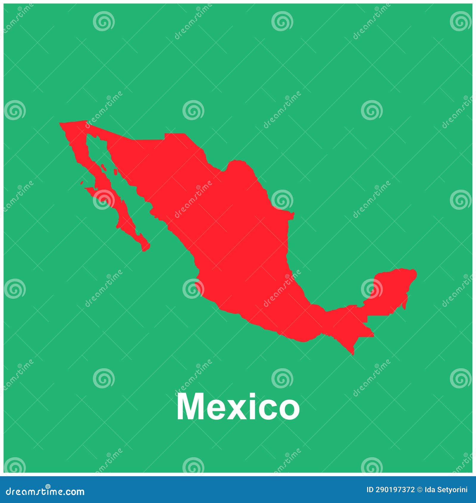 Map of mexico icon vector stock illustration. Illustration of isolated ...