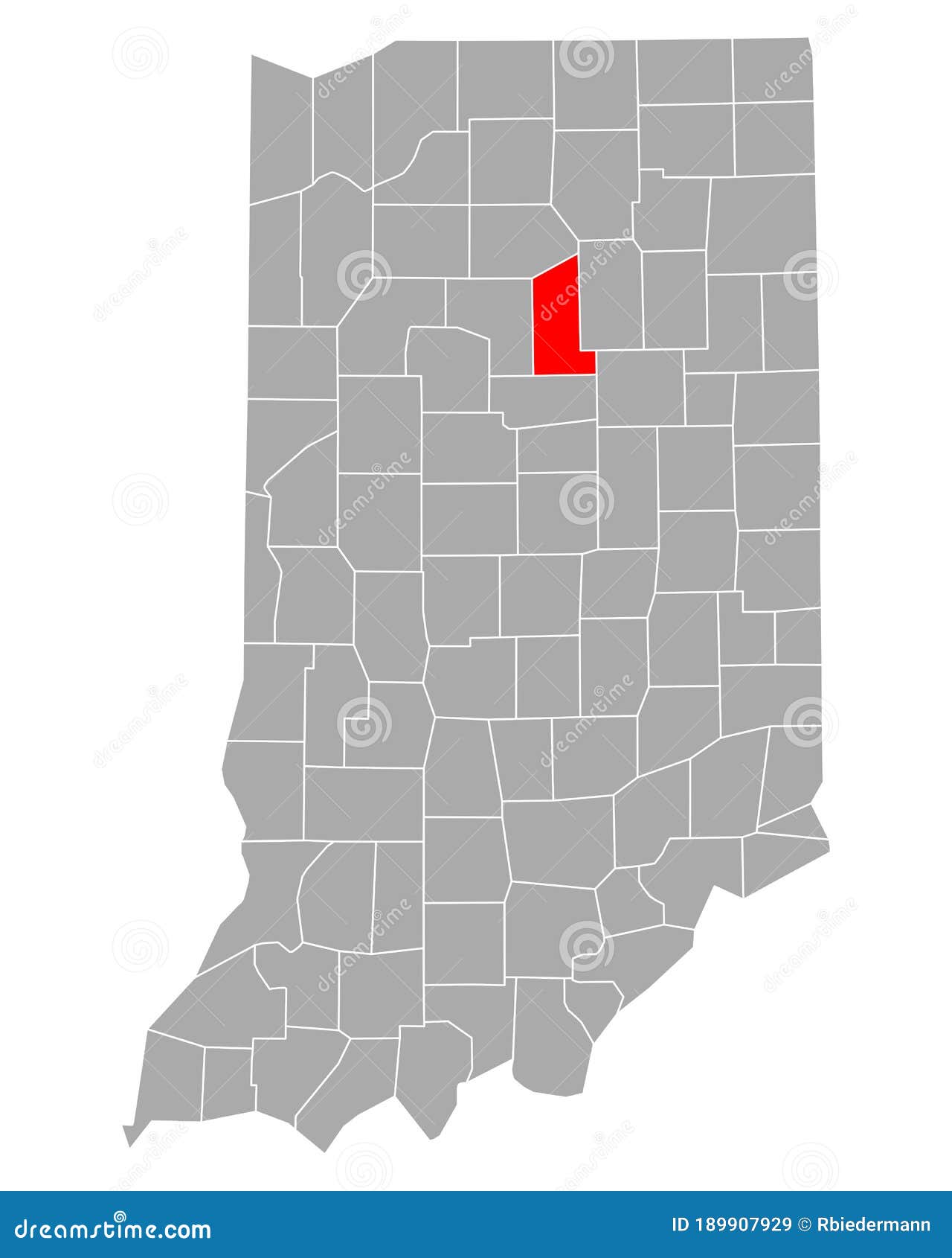 Map of Miami in Indiana stock vector. Illustration of locator - 189907929