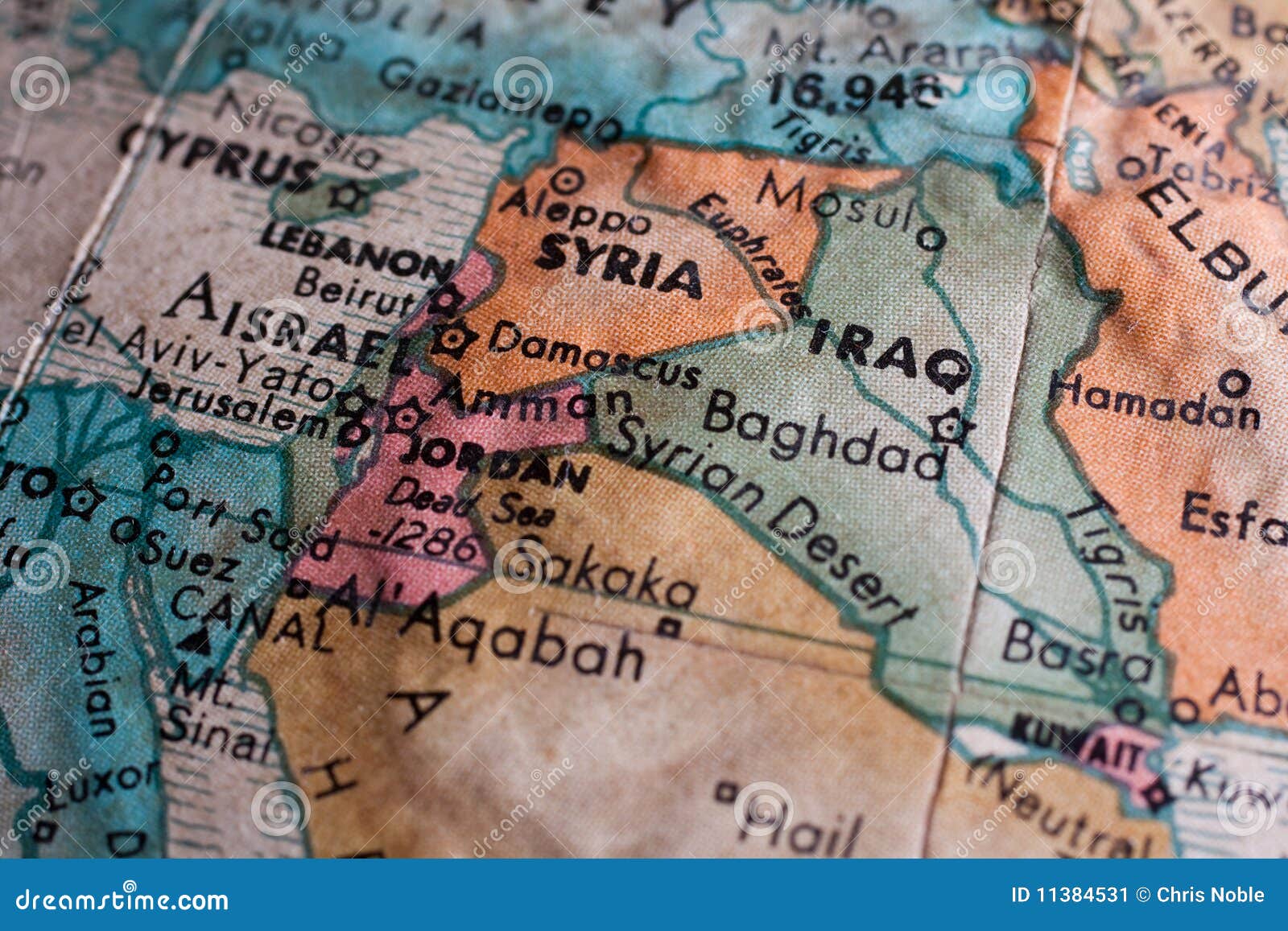 Syrian Desert Location On World Map