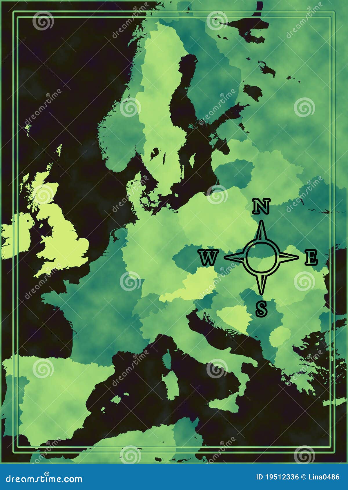 Modern Europe Map Polygons, Great Design For Any Purposes, Vector ...
