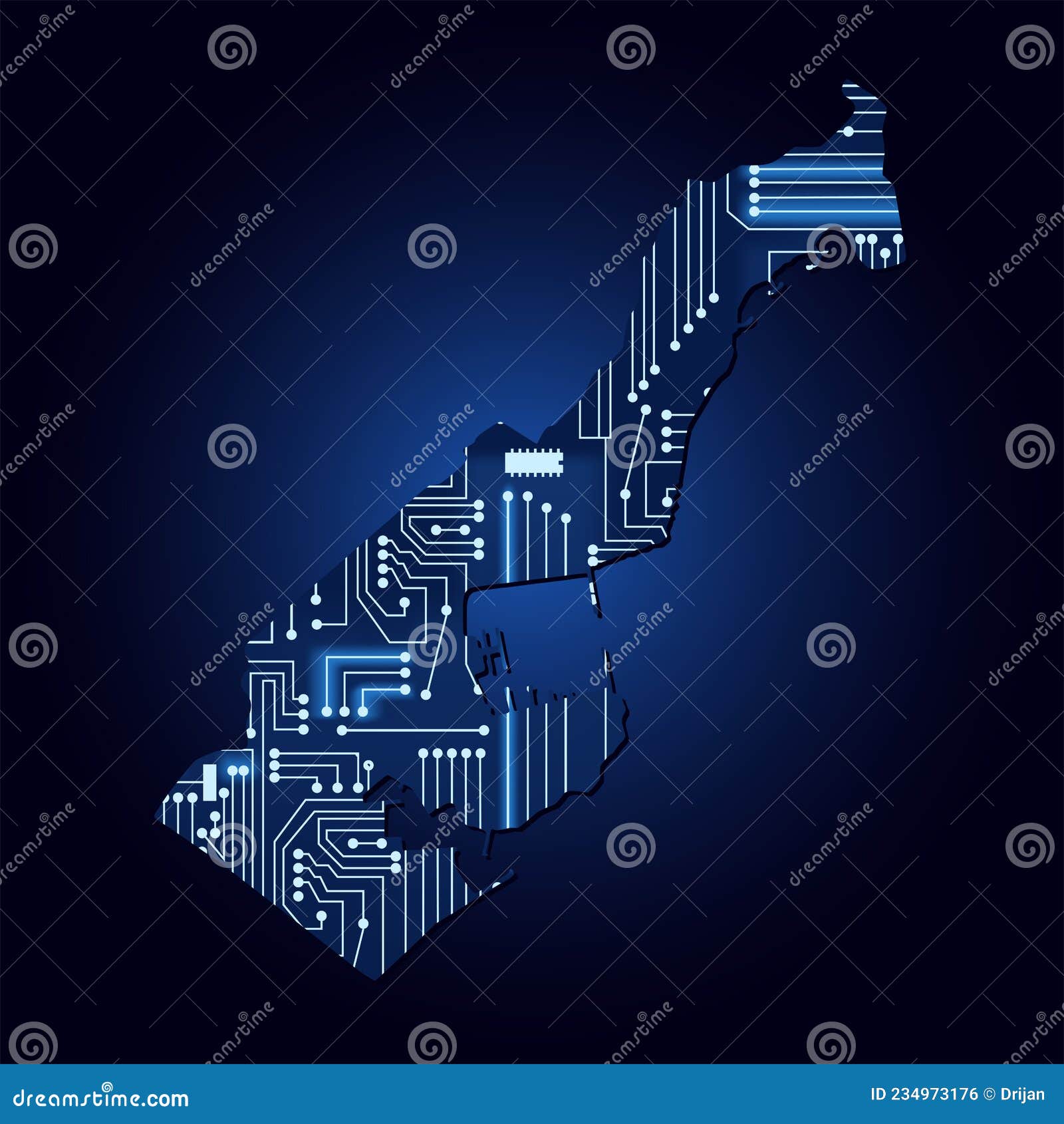 Monaco Circuit, Monaco. Motorsport Race Track Vector Map ...