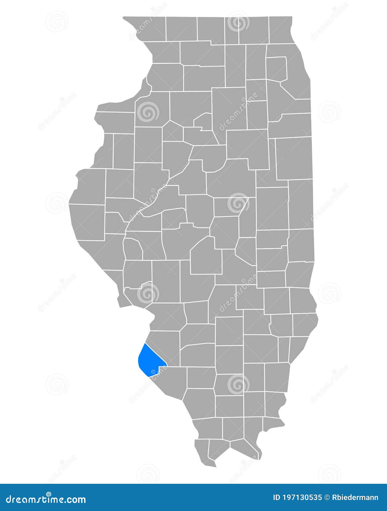 Map of Monroe in Illinois stock vector. Illustration of location ...