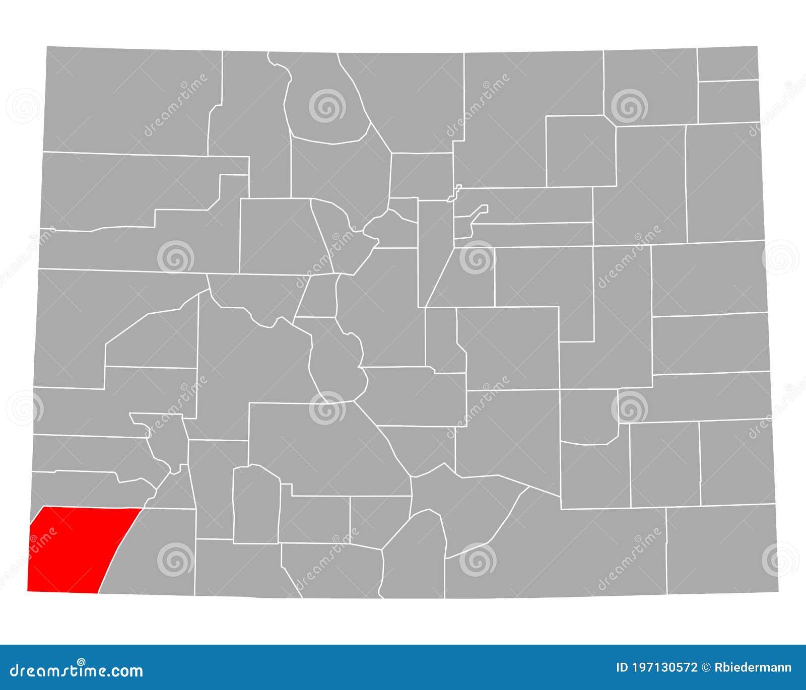 Map of Montezuma in Colorado Stock Vector - Illustration of isolated ...