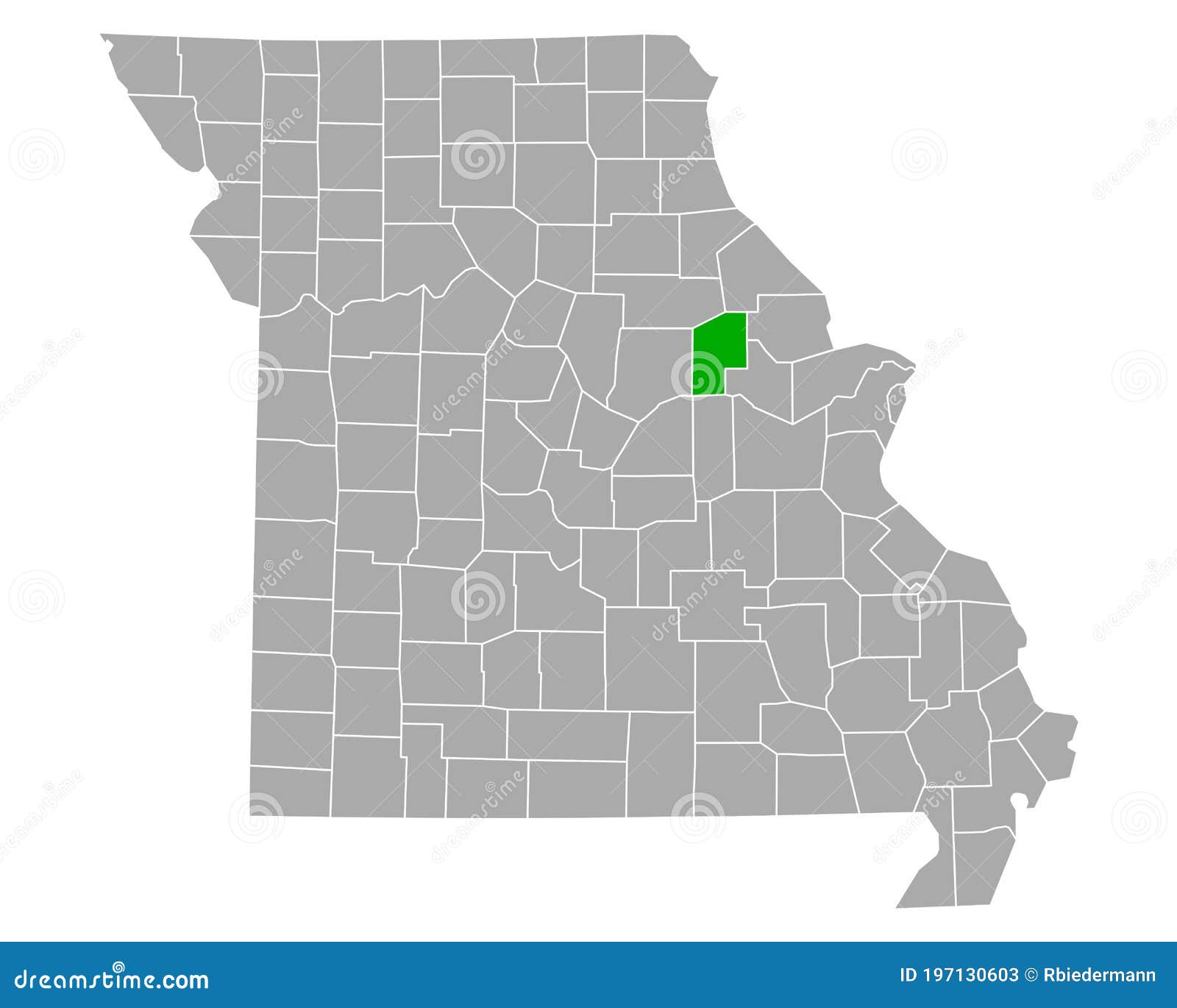 Map of Montgomery in Missouri Stock Vector - Illustration of ...