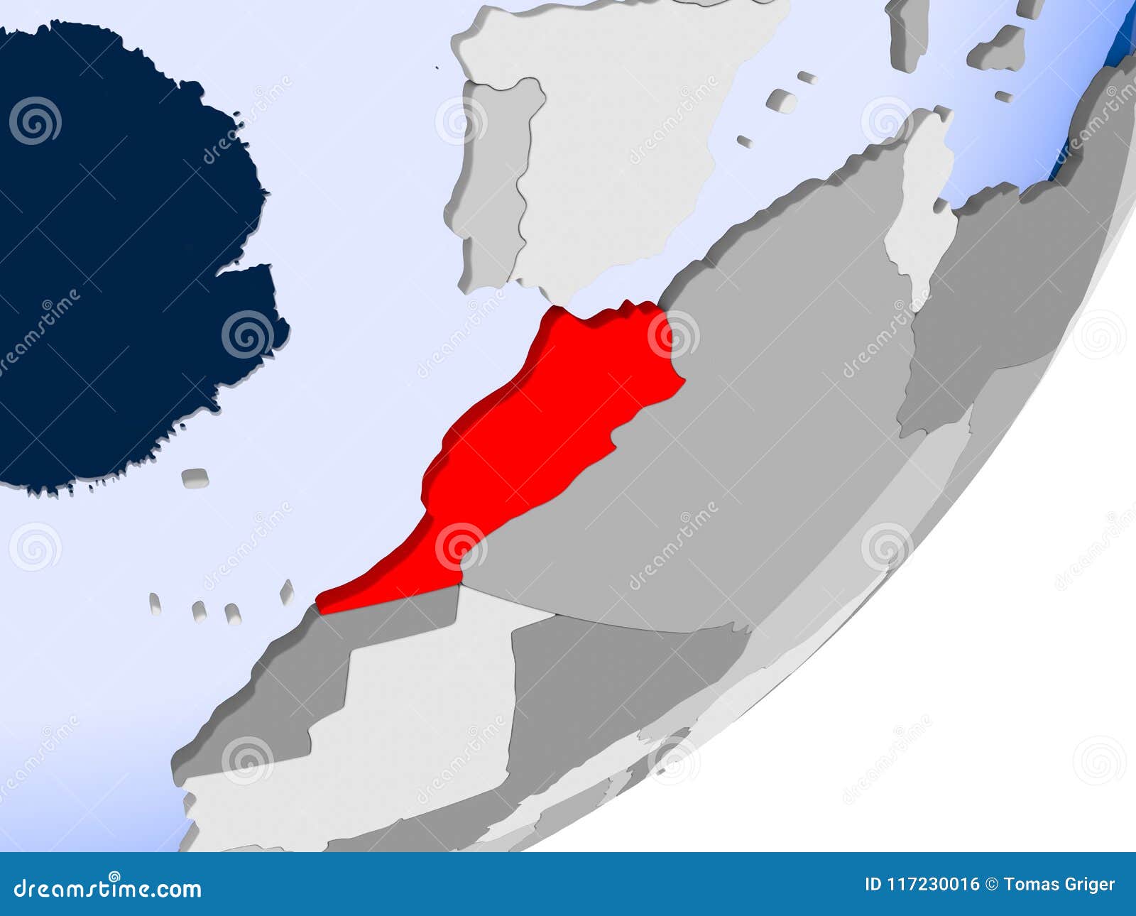 Map of Morocco stock illustration. Illustration of translucent - 117230016