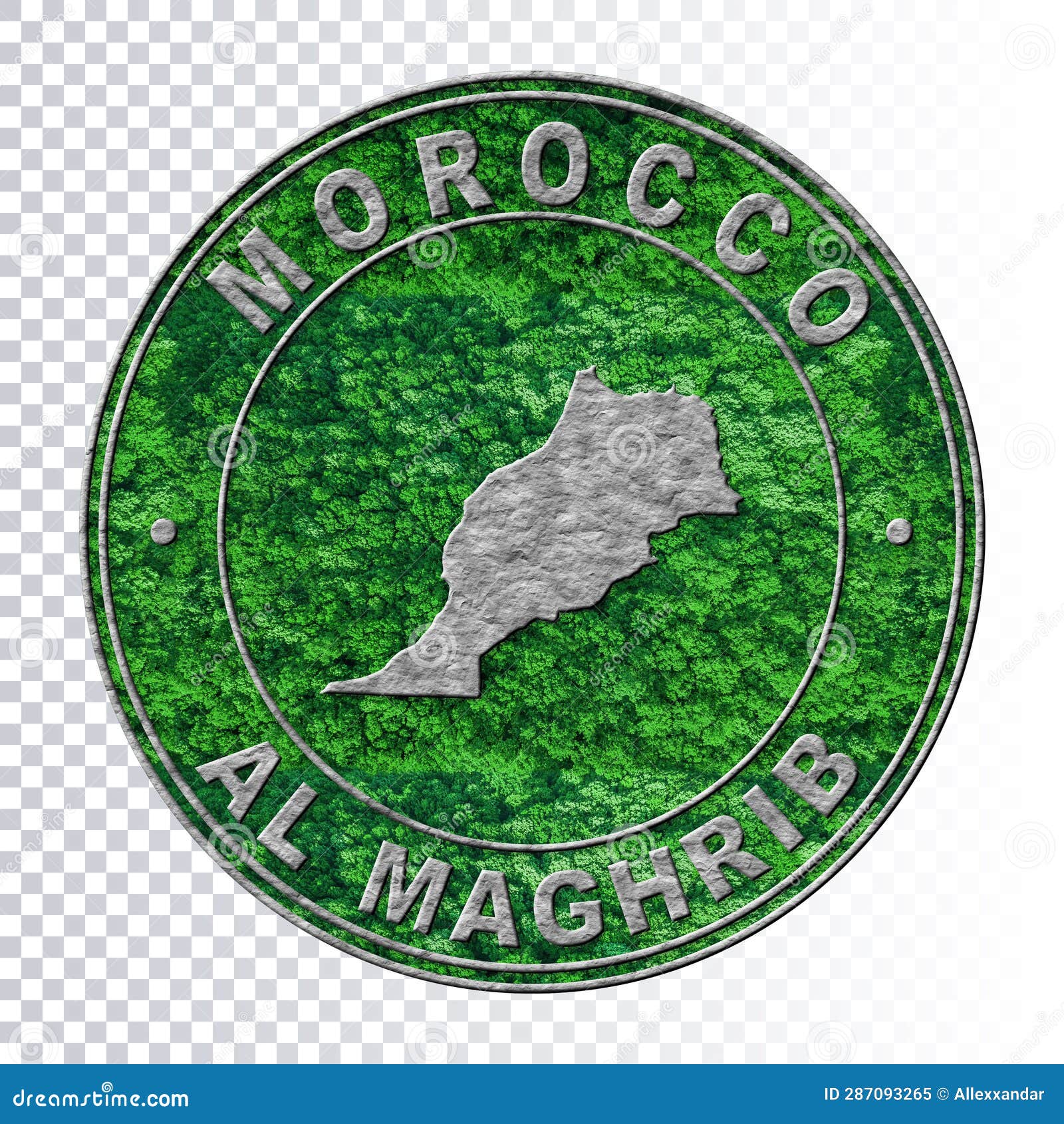 Map of Morocco, Environment Concept, Co2 Emission Concept Stock ...