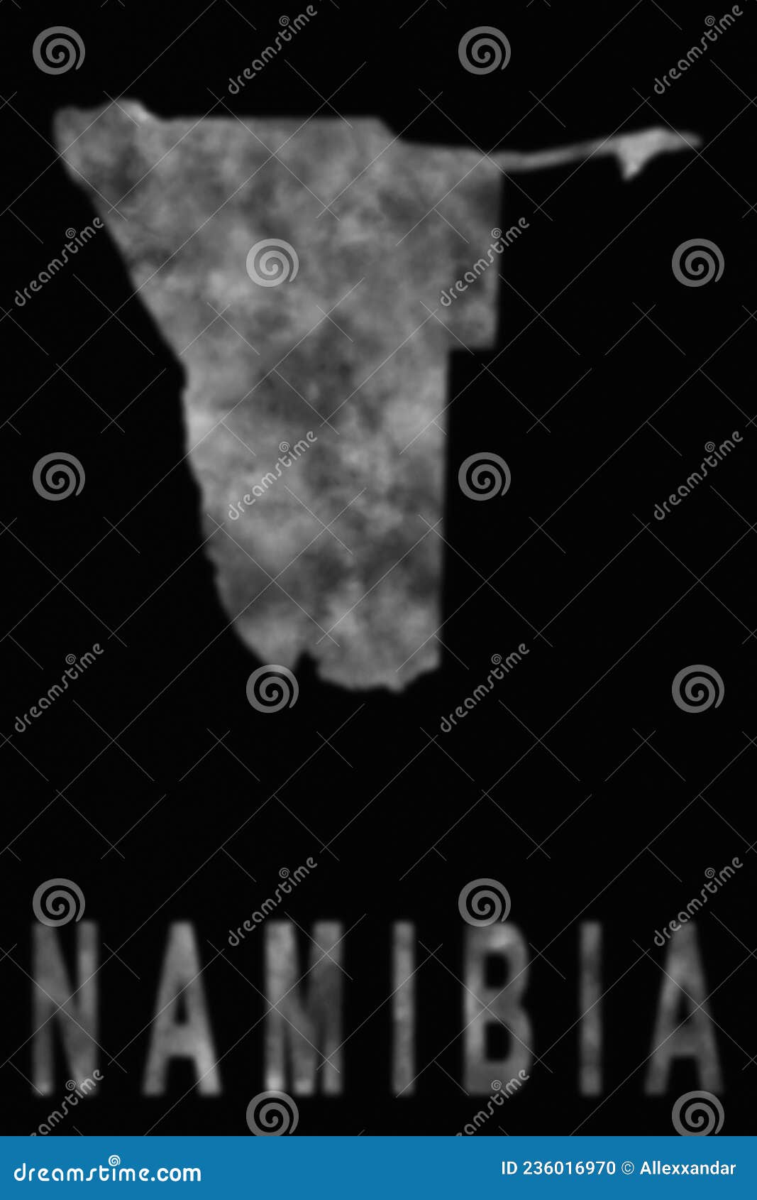 Map of Namibia Made of Smoke, Air Pollution Stock Photo - Image of ...
