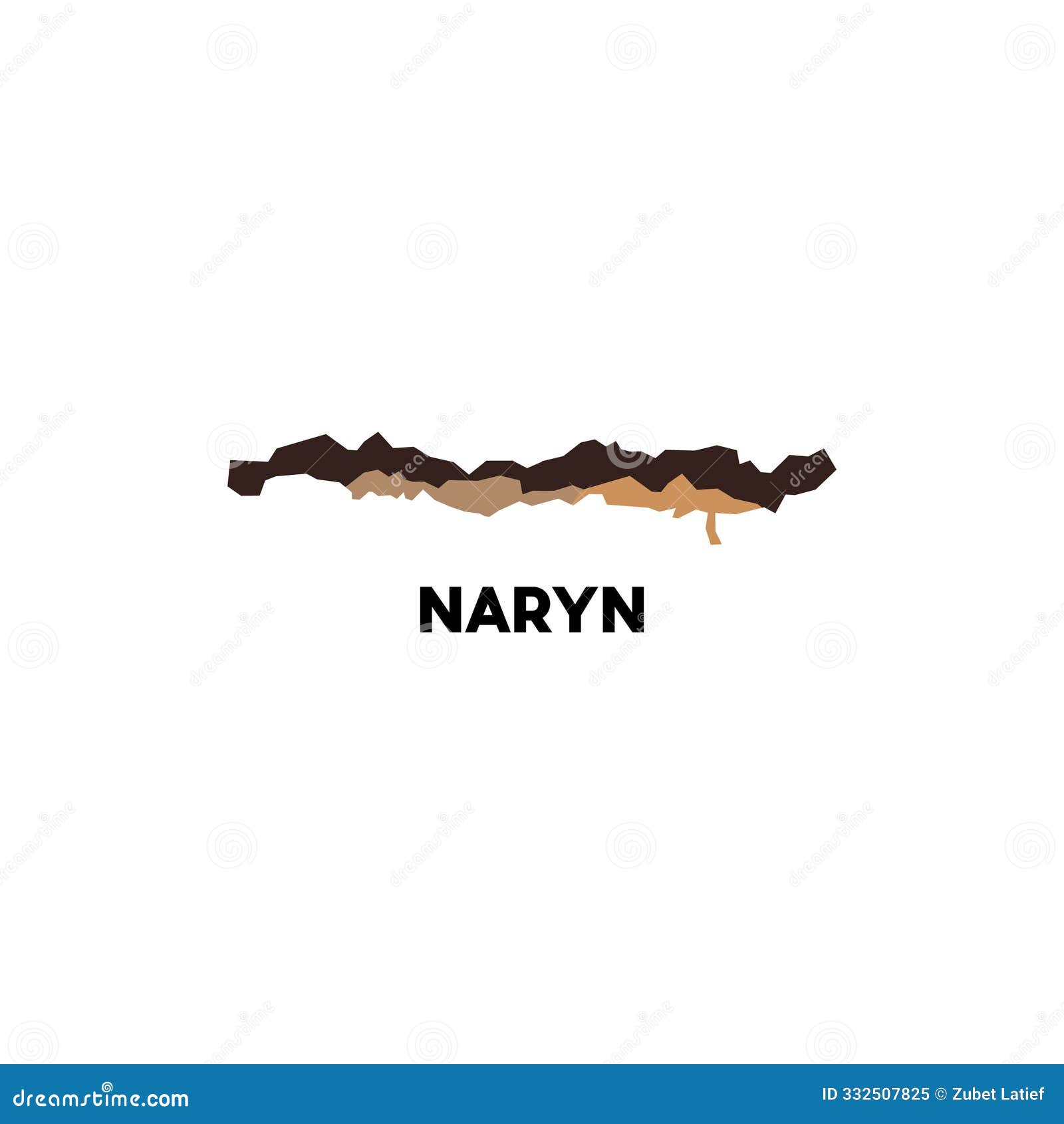 Map Of Naryn City Modern Simple Geometric, Illustration Vector Design ...