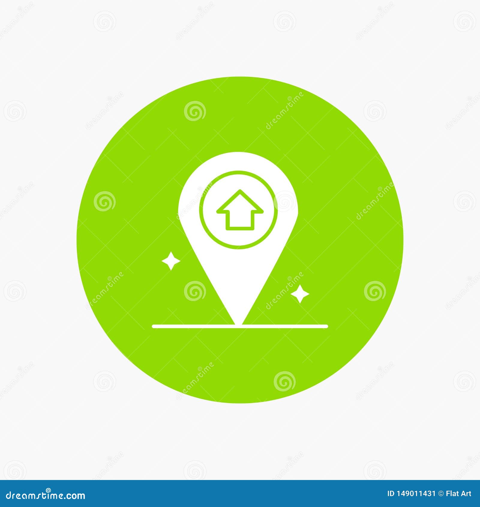 Map, Navigation, House stock vector. Illustration of destination ...