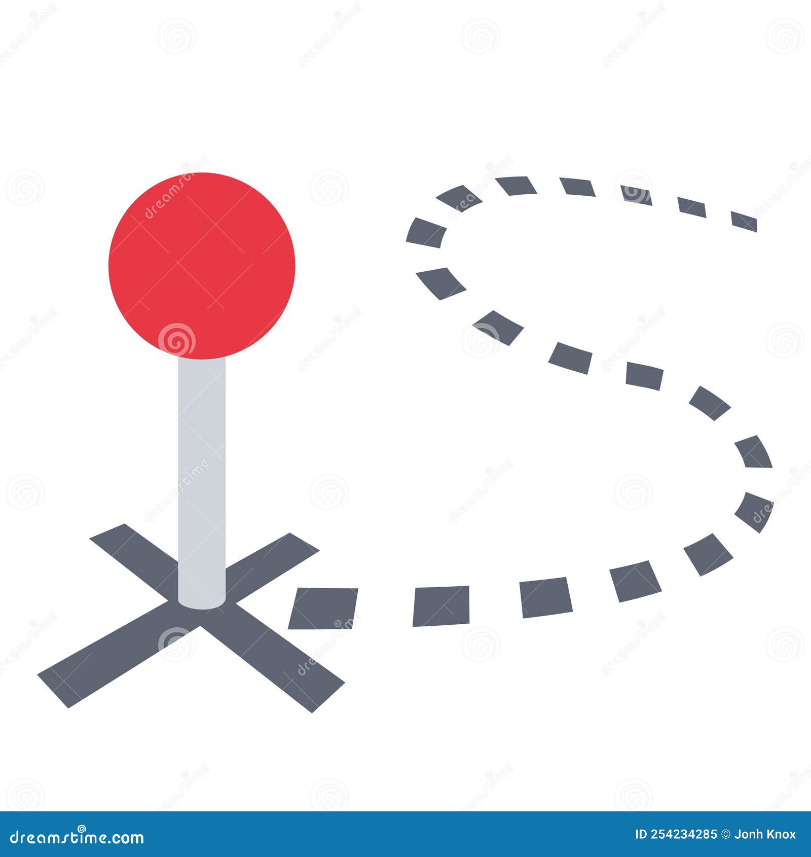 Red Map Pin Icon, Gps Position Concept Background With Diverging ...