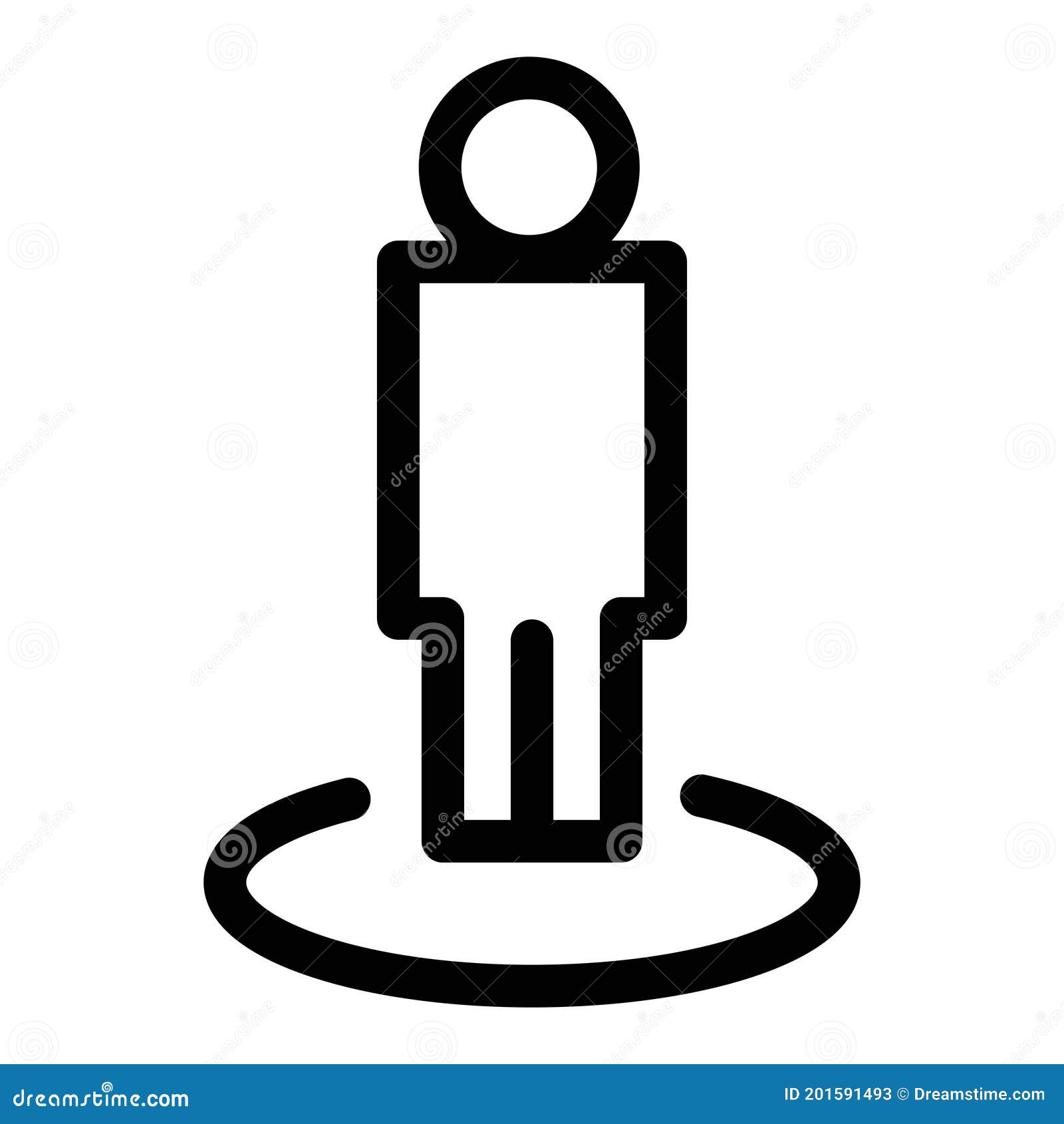 Map Navigation, Street View Symbol. Line Icon Illustration Stock Vector ...