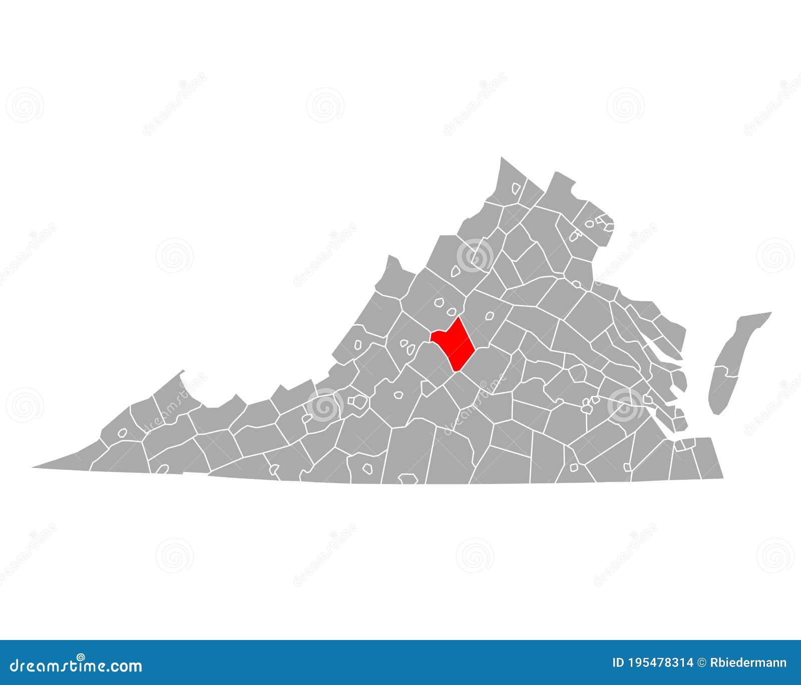 Map of Nelson in Virginia stock vector. Illustration of line - 195478314
