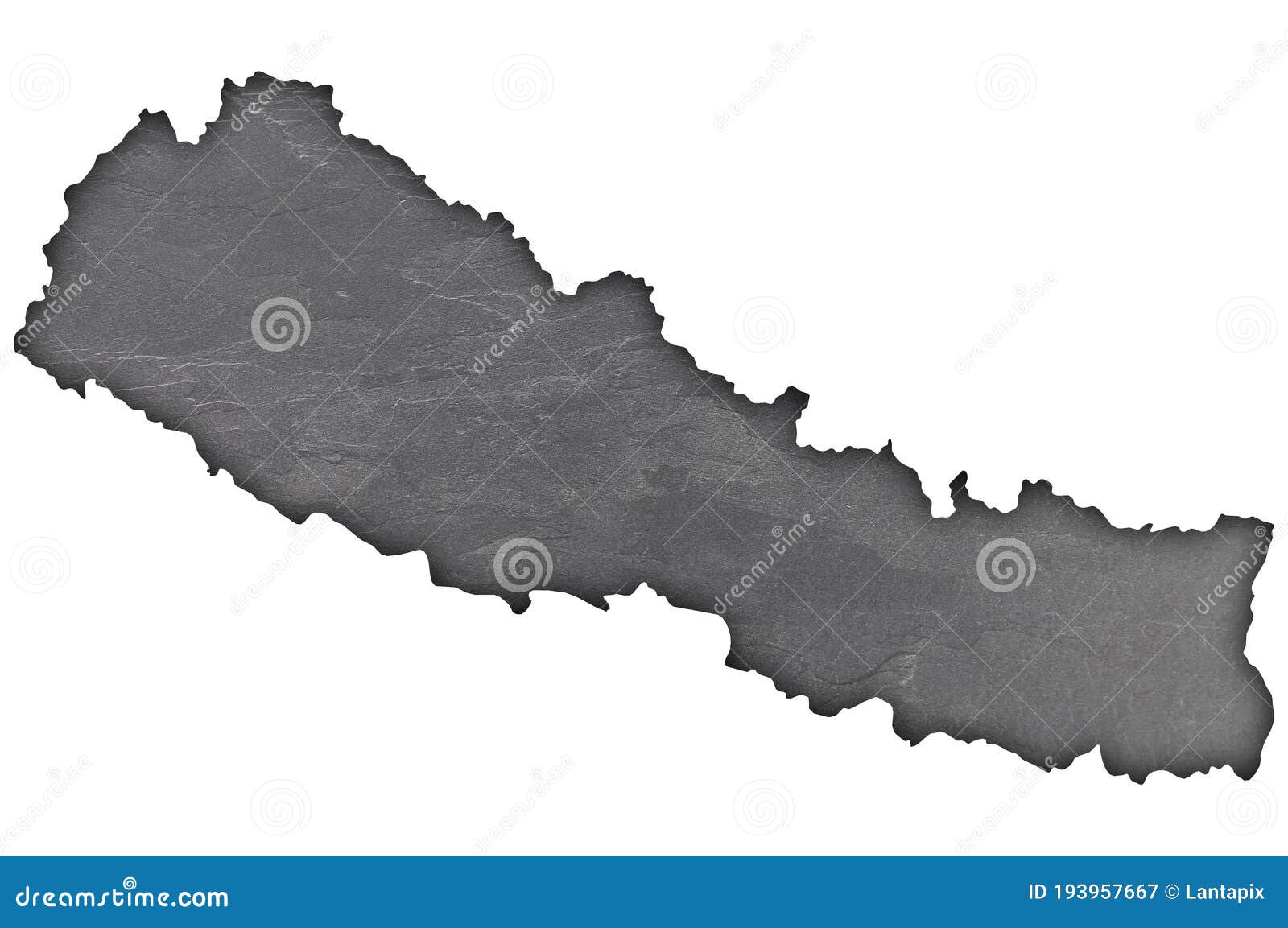 Nepal On Dark Globe With Yellow World Map. Cartoon Vector ...