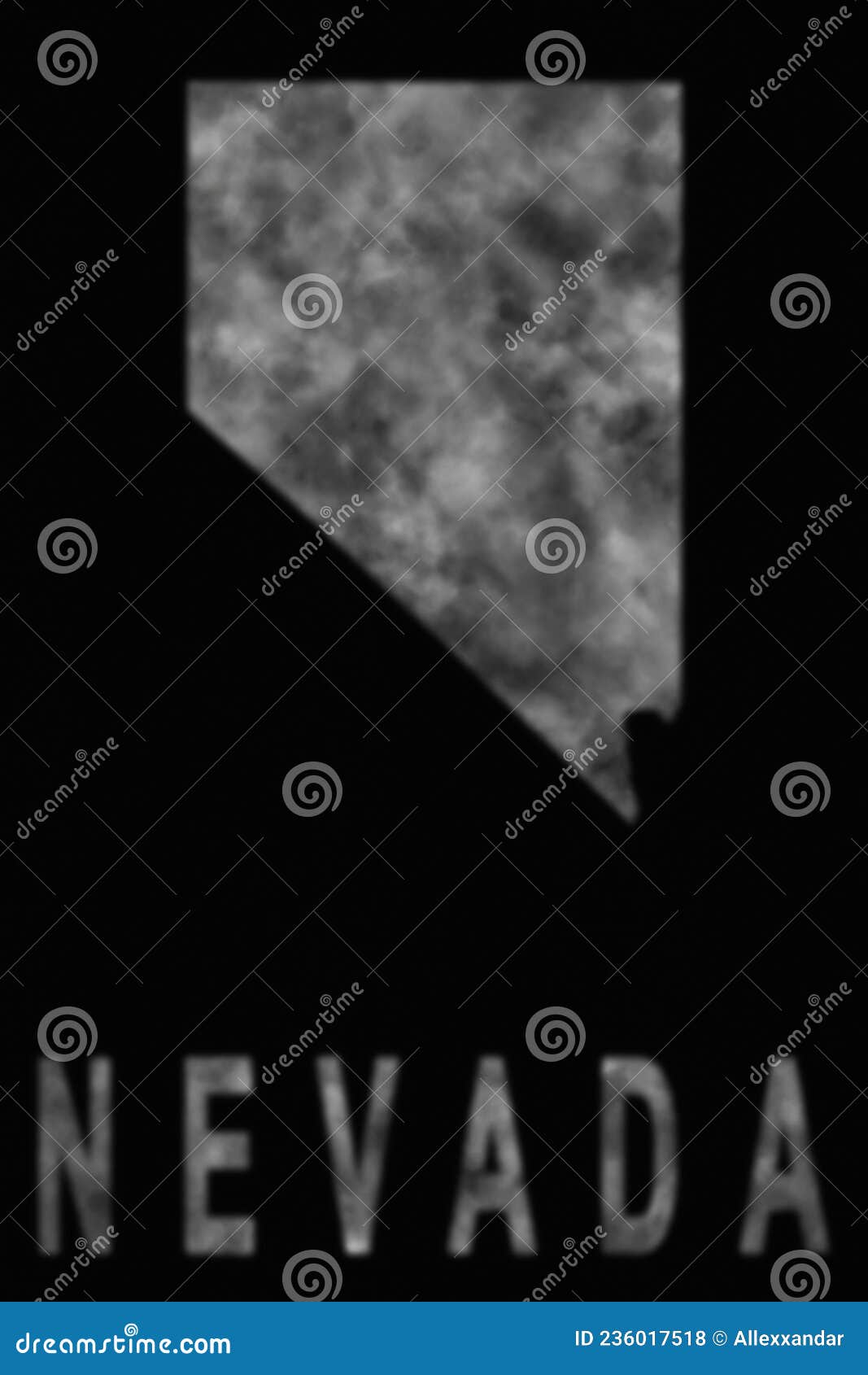 Map of Nevada Made of Smoke, Air Pollution Stock Photo - Image of ...