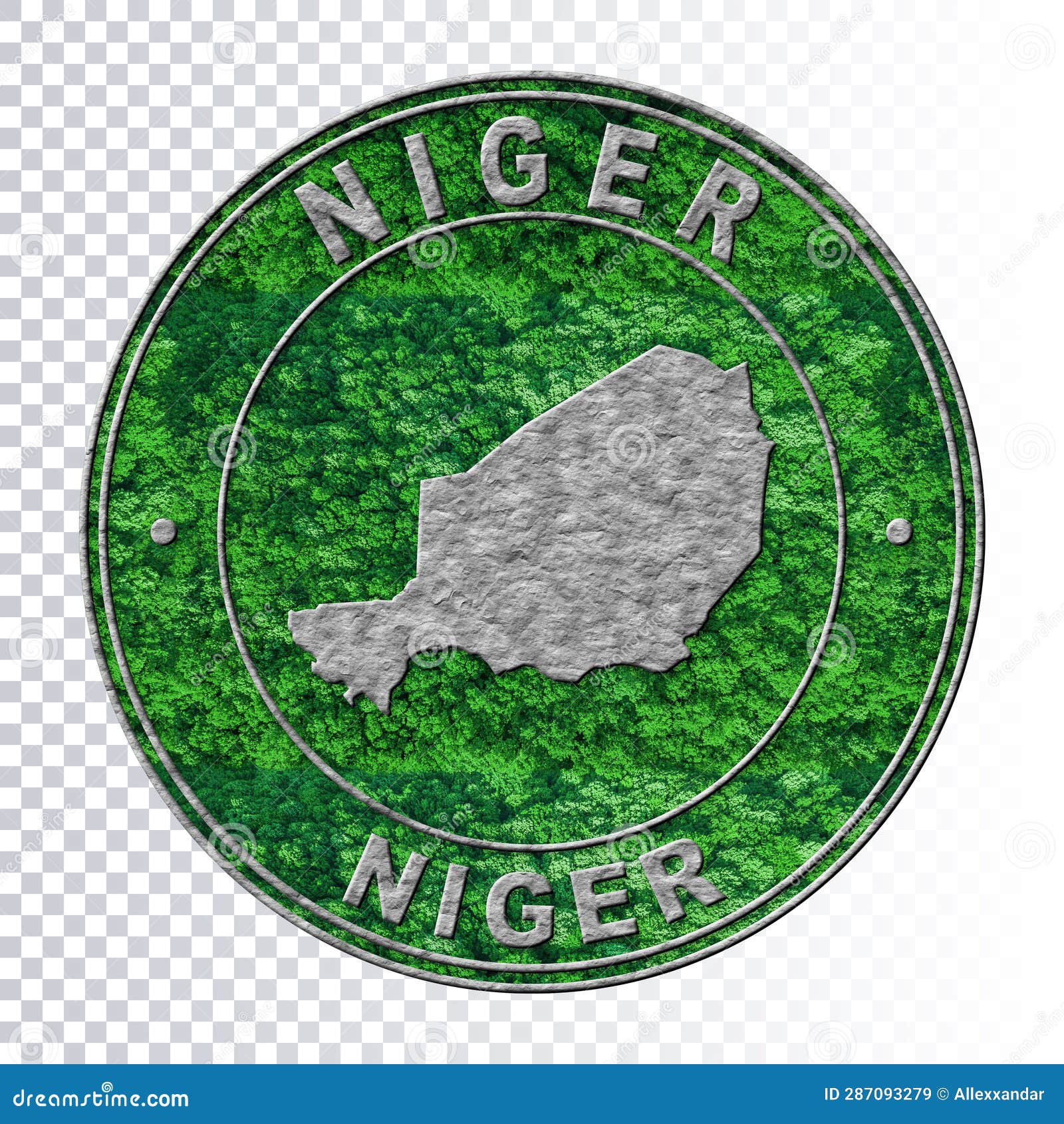 Map of Niger, Environment Concept, Co2 Emission Concept Stock ...