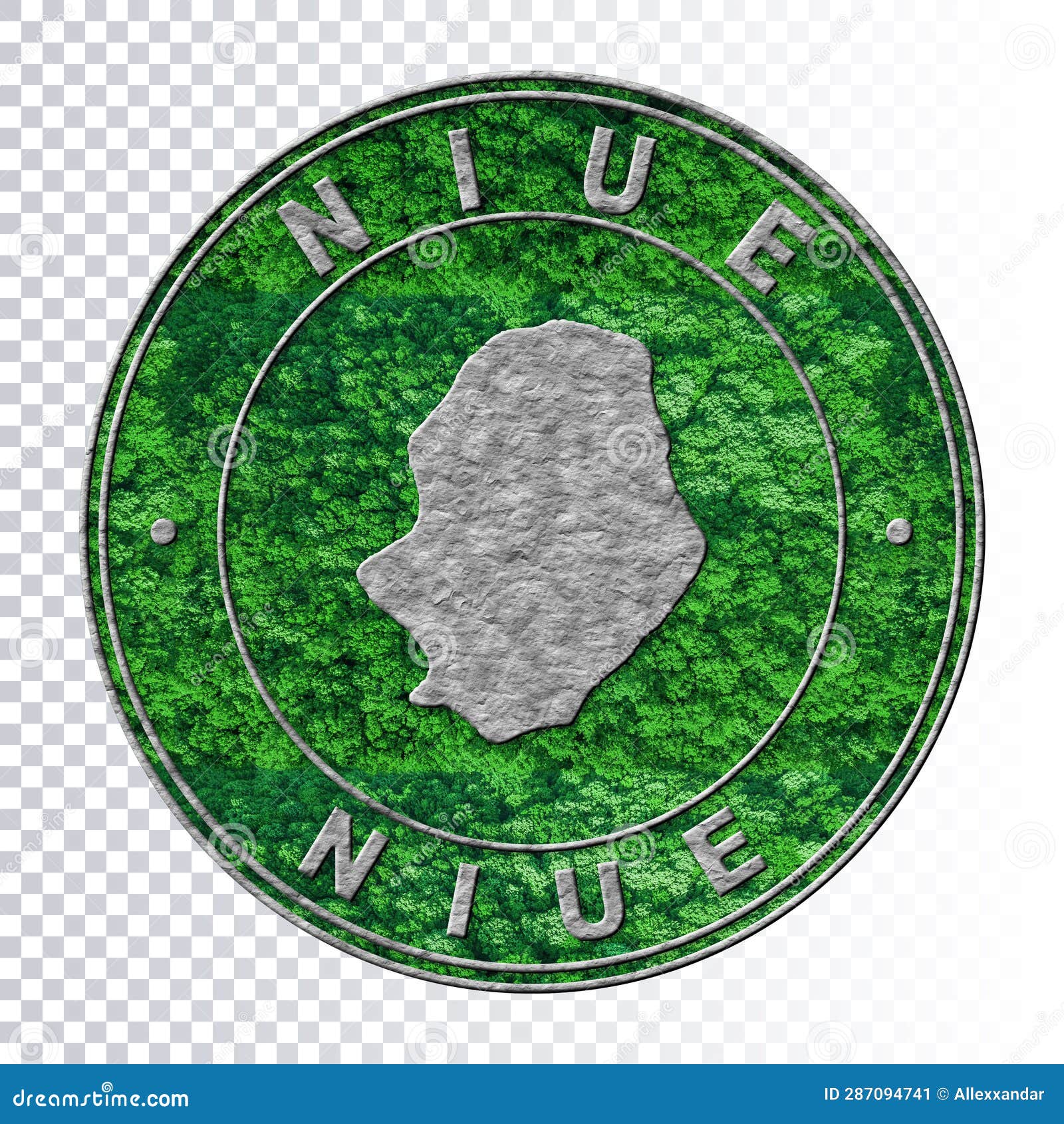 Map of Niue, Environment Concept, Co2 Emission Concept Stock Image ...