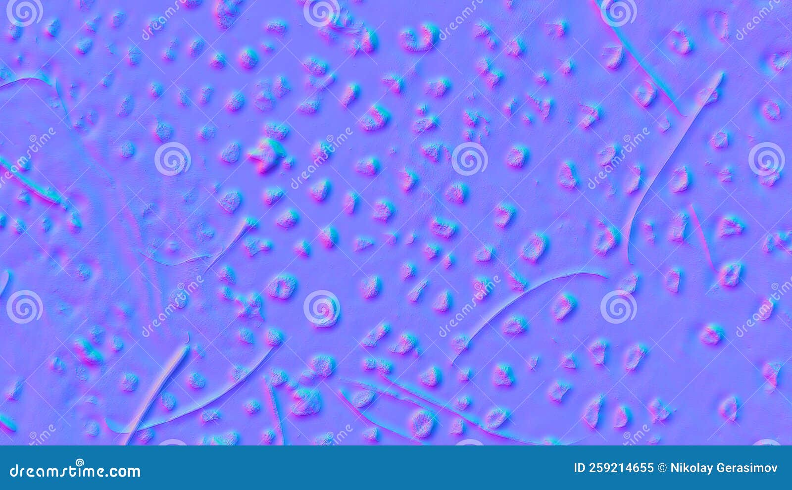 Map of the Normals of the Mushroom Fly Agaric Stock Image - Image of ...