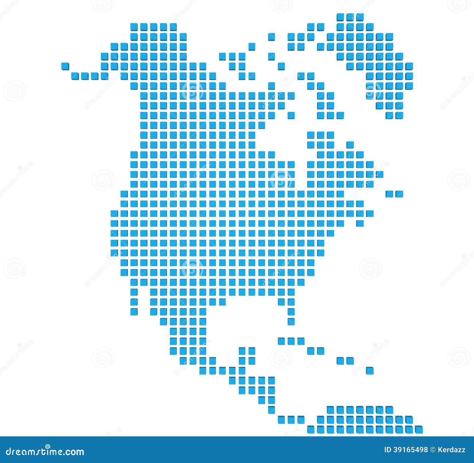 Map of North America stock illustration. Illustration of raster - 39165498