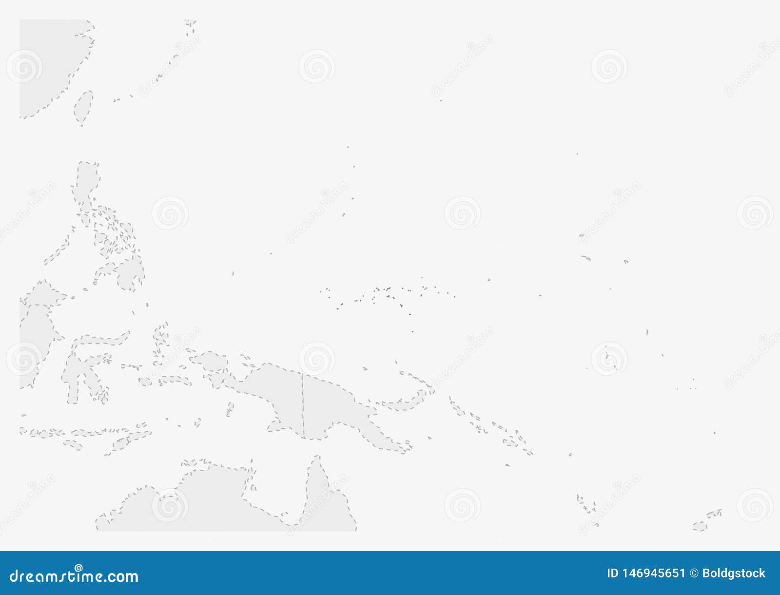 Map Of Oceania With Highlighted Micronesia Map Cartoon Vector ...