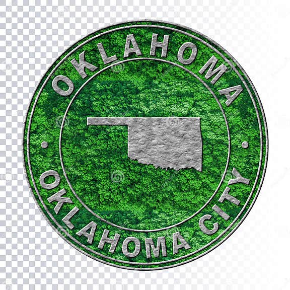 Map of Oklahoma, Environment Concept, Co2 Emission Concept Stock Photo ...