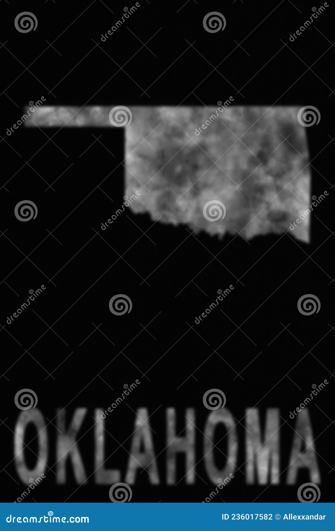 Map of Oklahoma Made of Smoke, Air Pollution Stock Photo - Image of ...