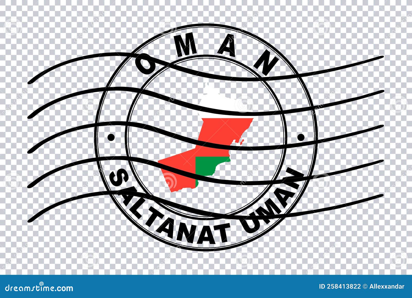 Map Of Oman, Postal Passport Stamp, Travel Stamp Stock Photography ...