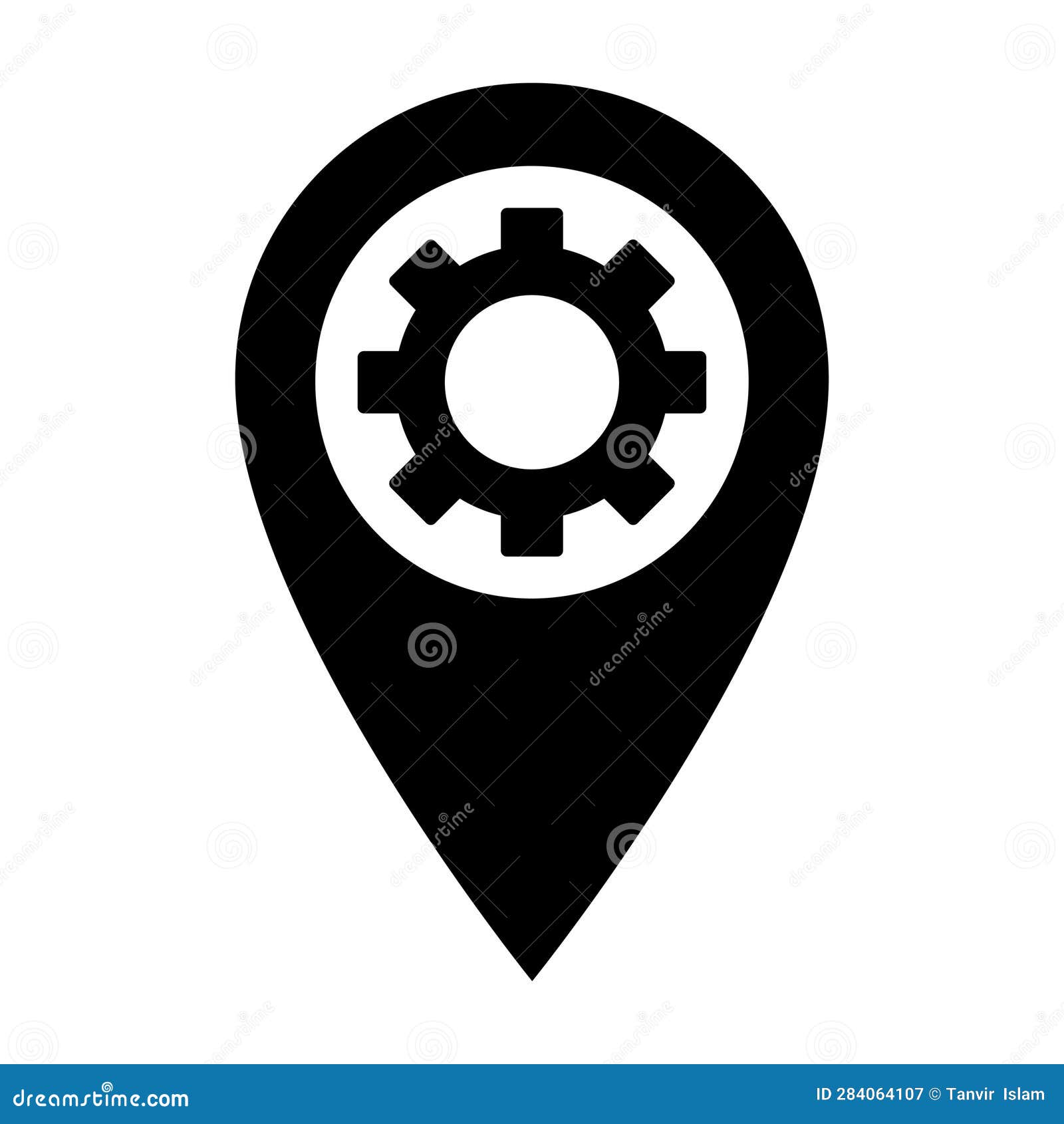Map Optimization Icon stock vector. Illustration of vector - 284064107