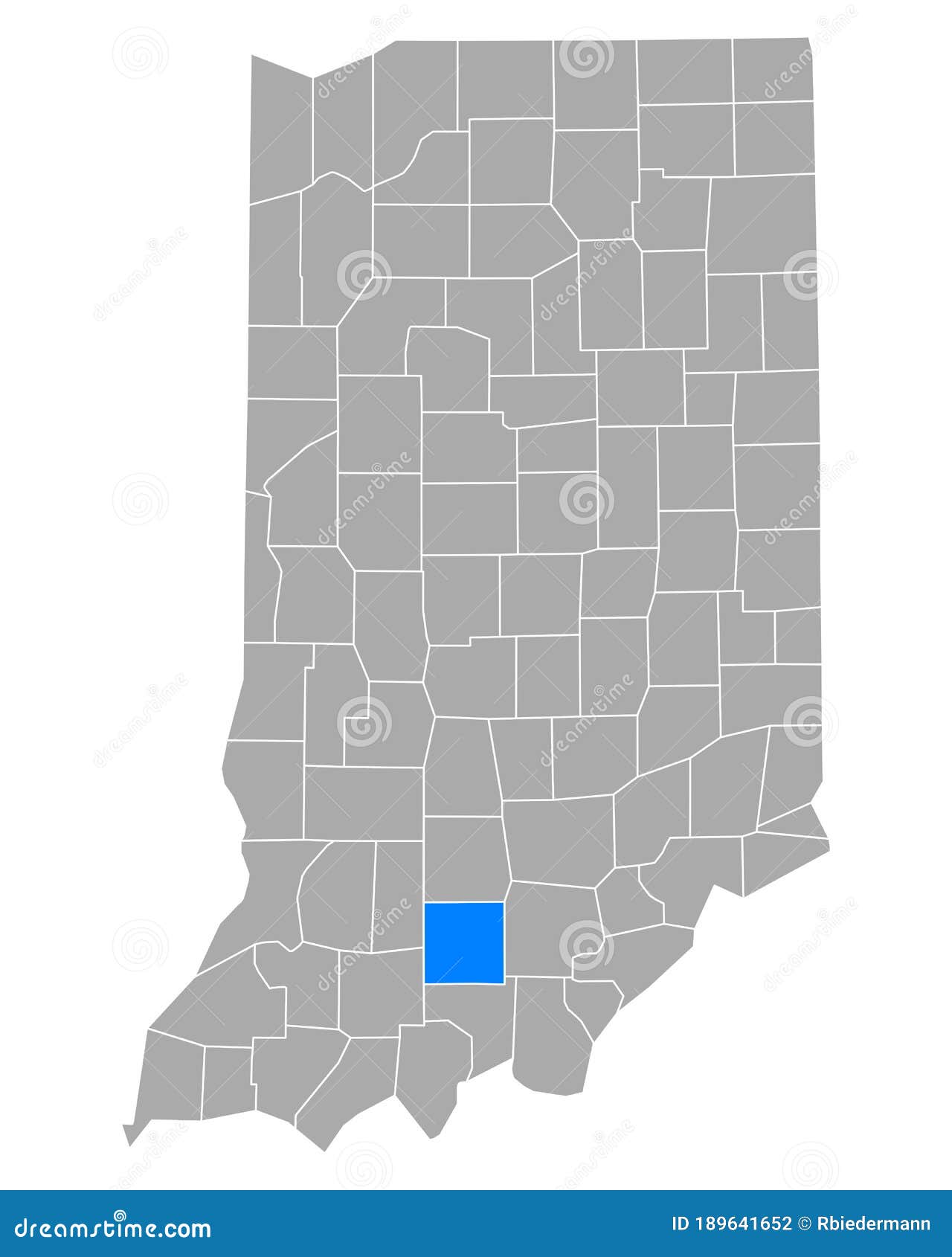 Map of Orange in Indiana stock vector. Illustration of line - 189641652
