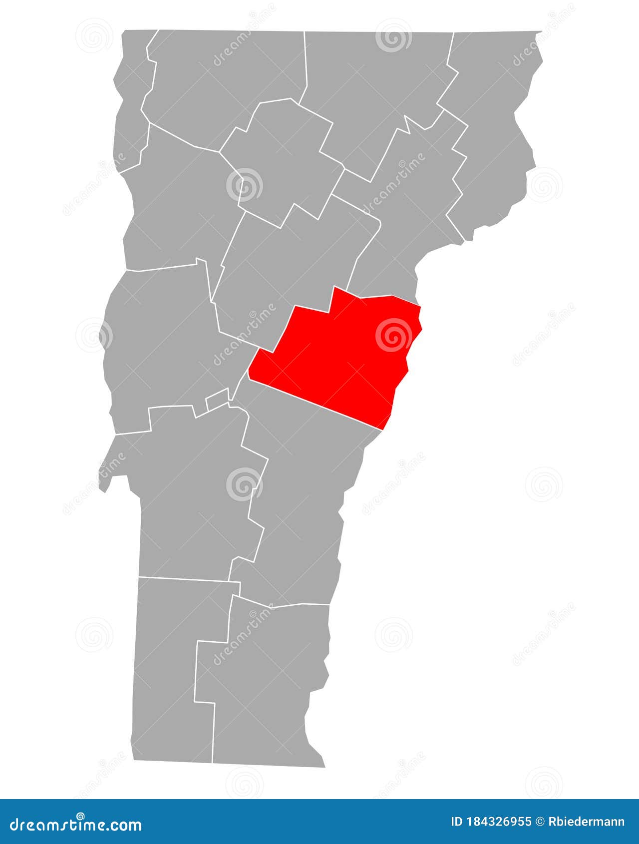 Map of Orange in Vermont stock vector. Illustration of grey - 184326955