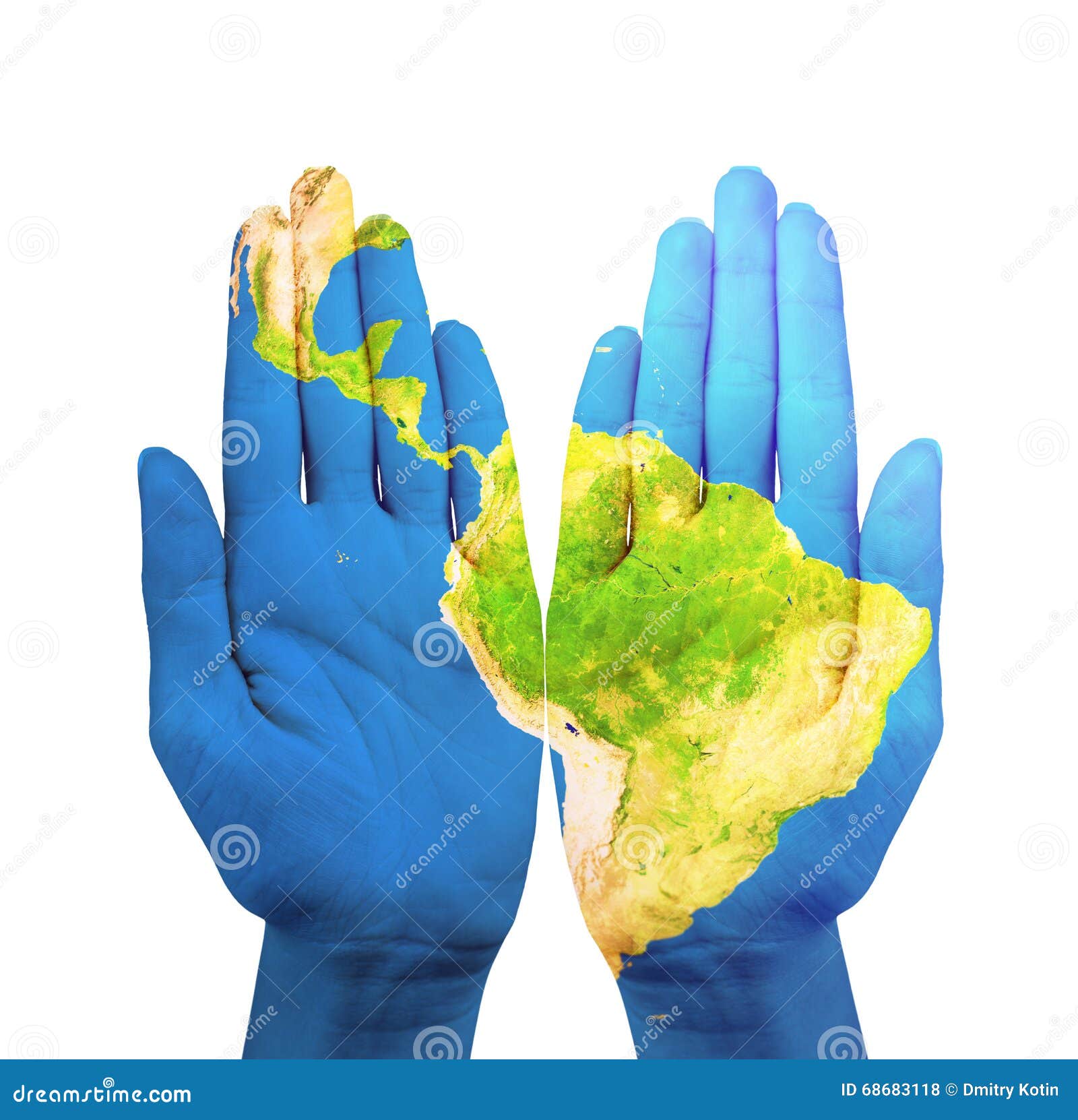 Map painted on hands stock photo. Image of conceptual - 68683118