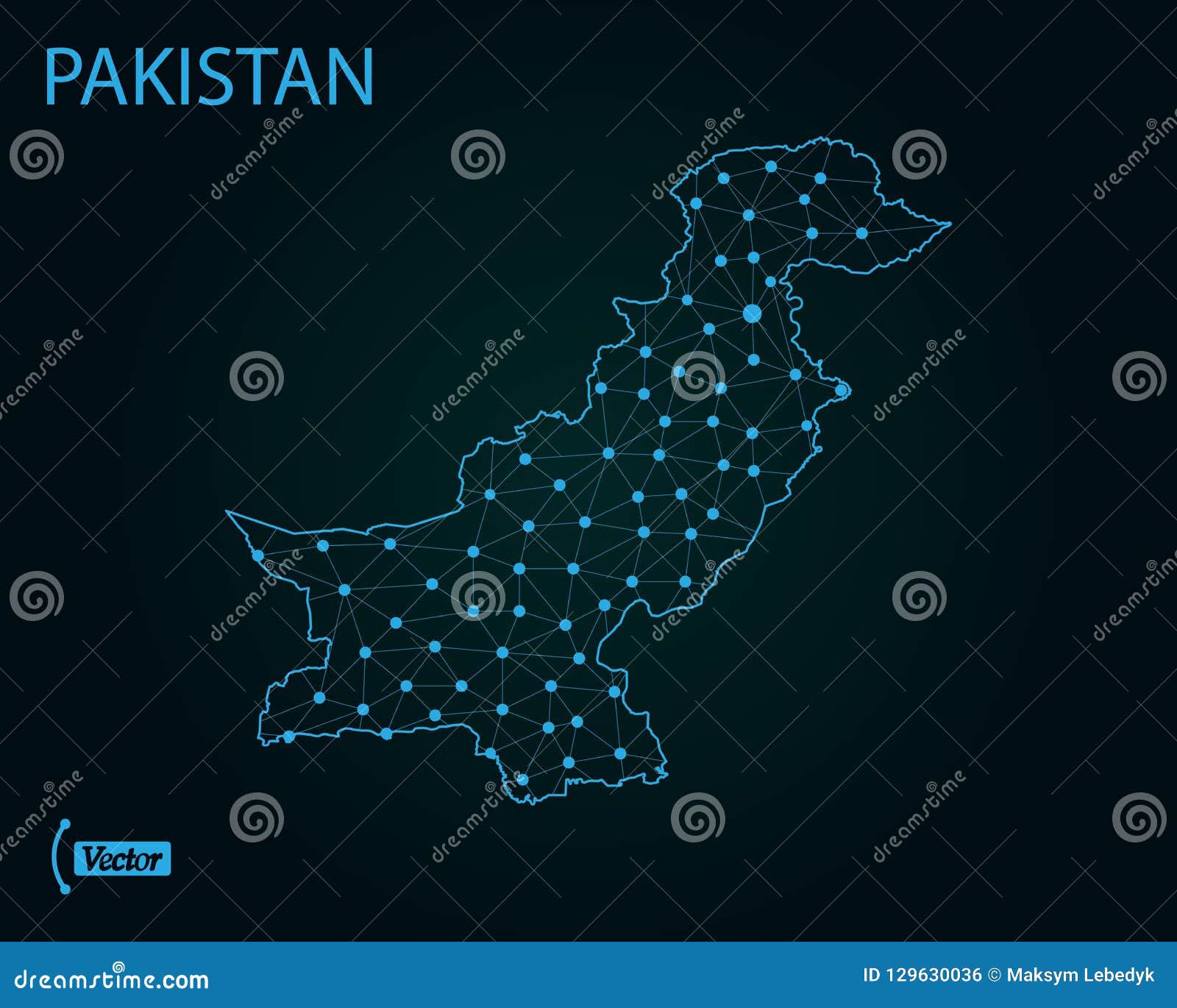 pakistan on a world map