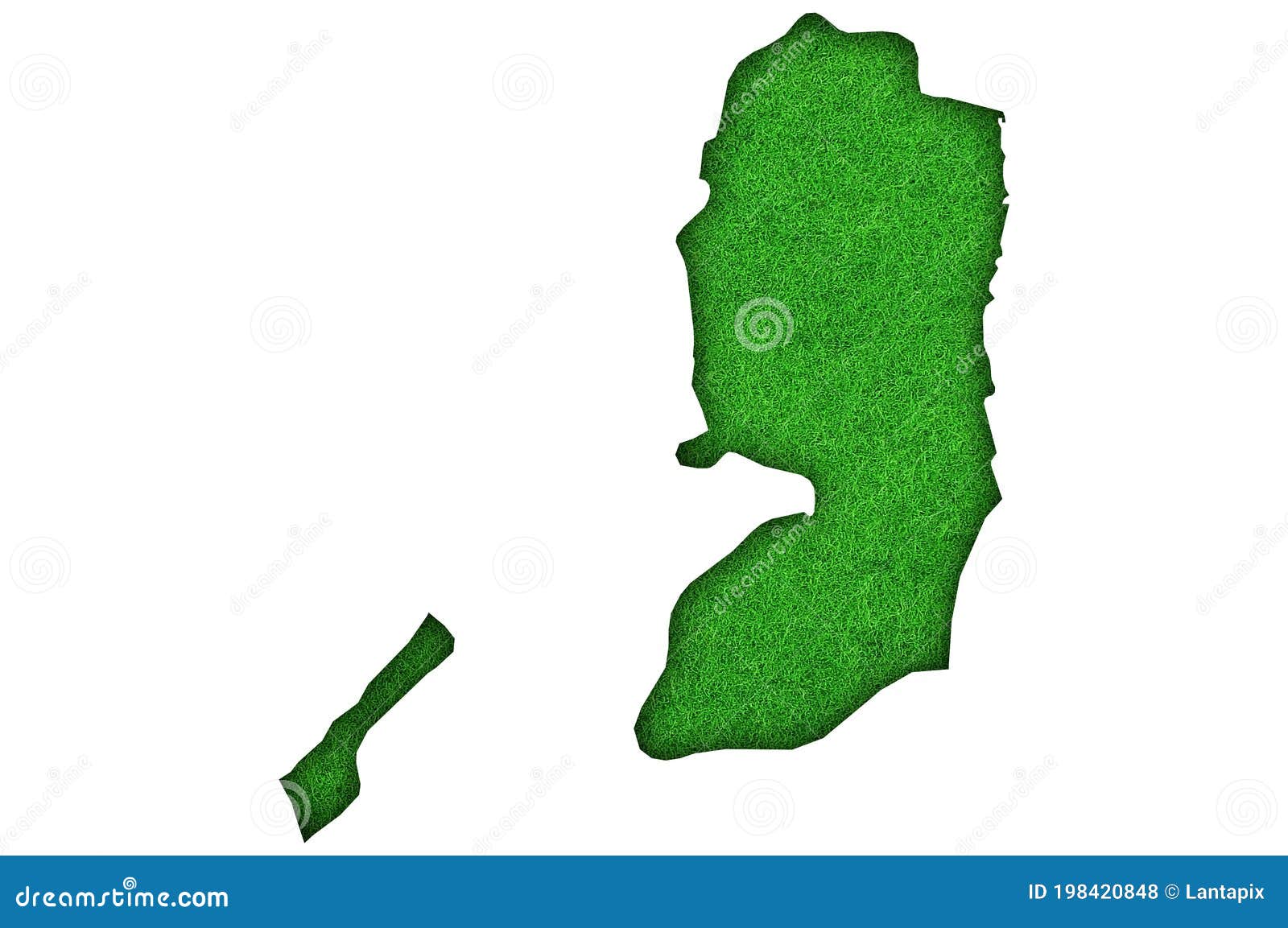 Green Map Of Palestine With Outline Vector Design Template. Editable ...