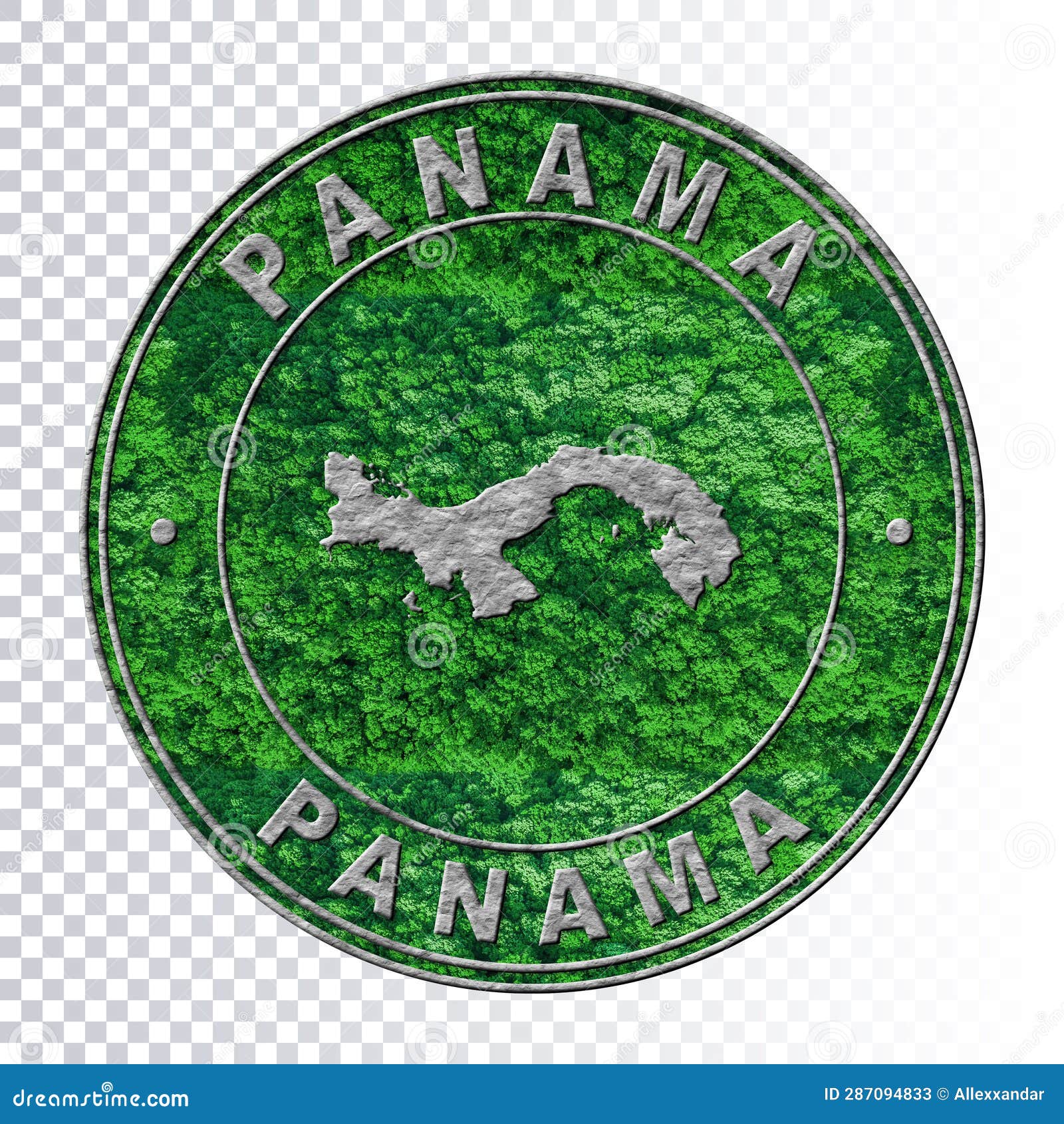 Map of Panama, Environment Concept, Co2 Emission Concept Stock ...