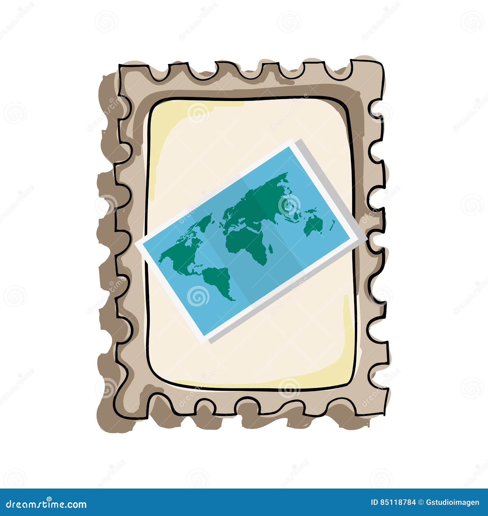 Map paper guide icon stock illustration. Illustration of isolated ...