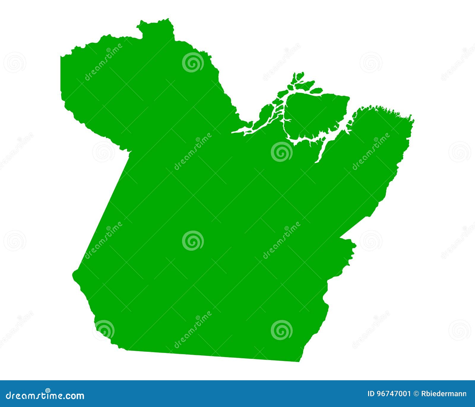 Map of Para stock vector. Illustration of isolated, travel - 96747001