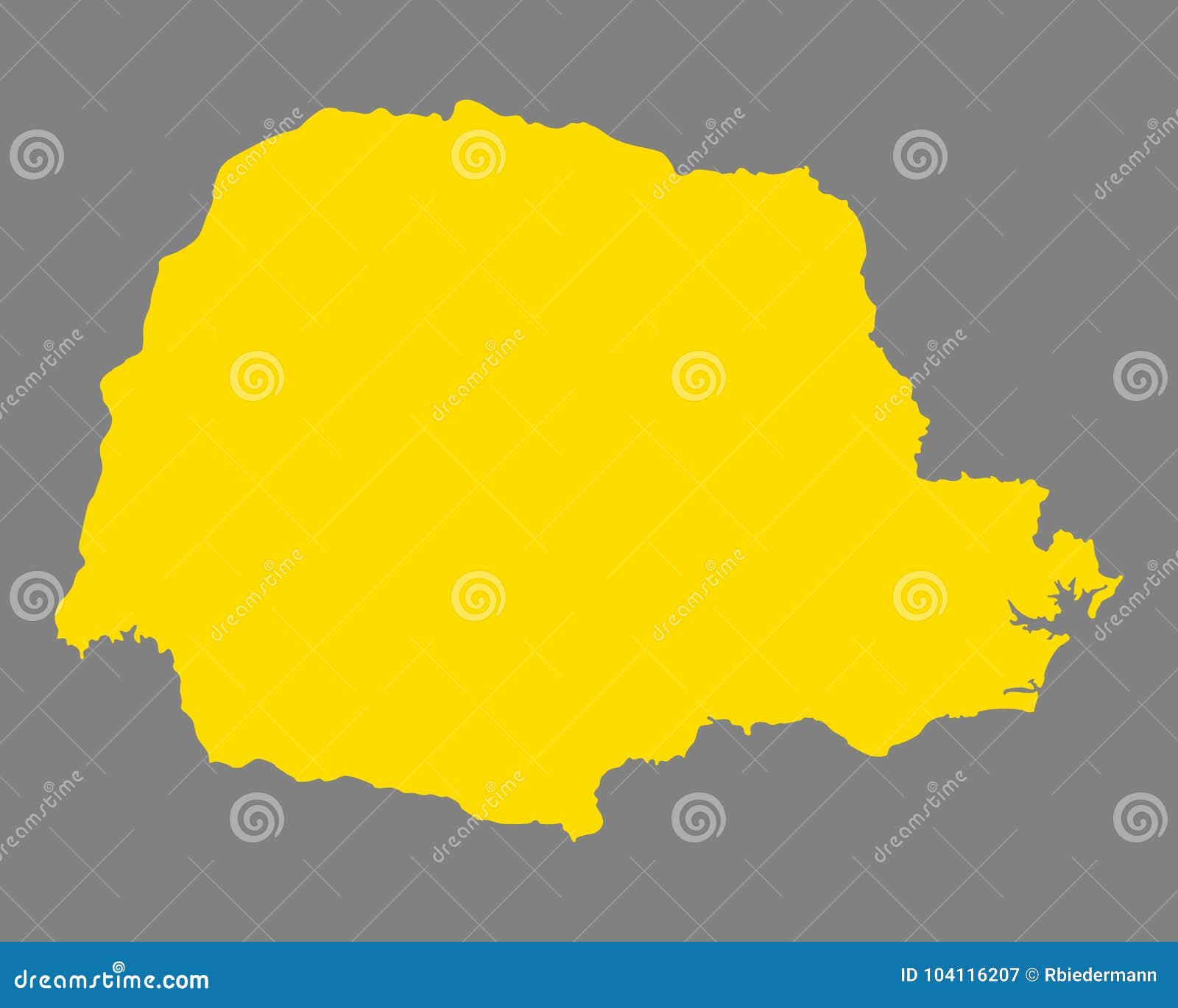 Map Of Parana Cartoon Vector | CartoonDealer.com #84109667
