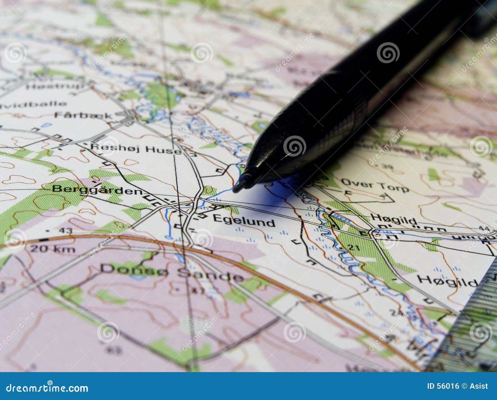 Map and pencil stock photo. Image of geographical, symbols - 56016