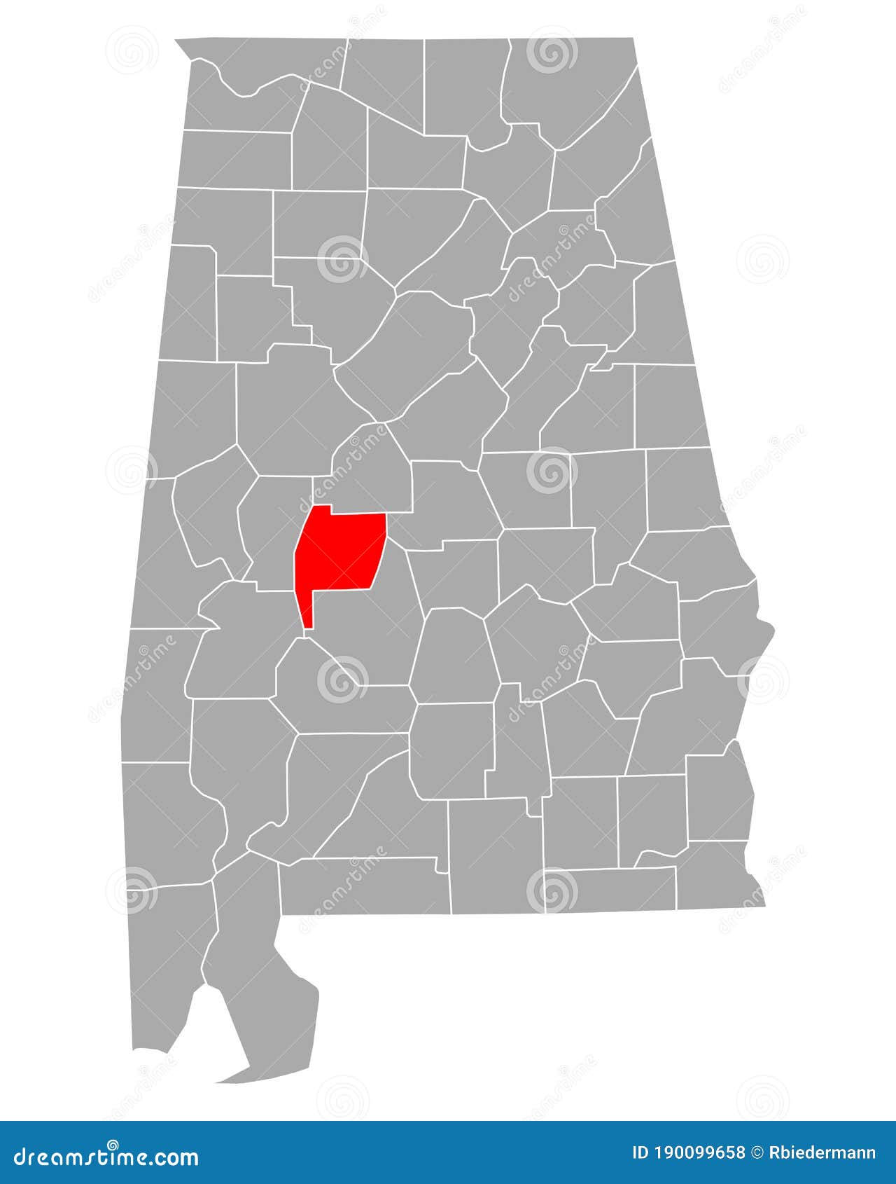 Map of Perry in Alabama stock vector. Illustration of vector - 190099658