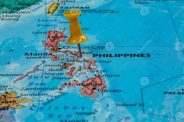 Map of Philippines stock photo. Image of provincial - 100906522