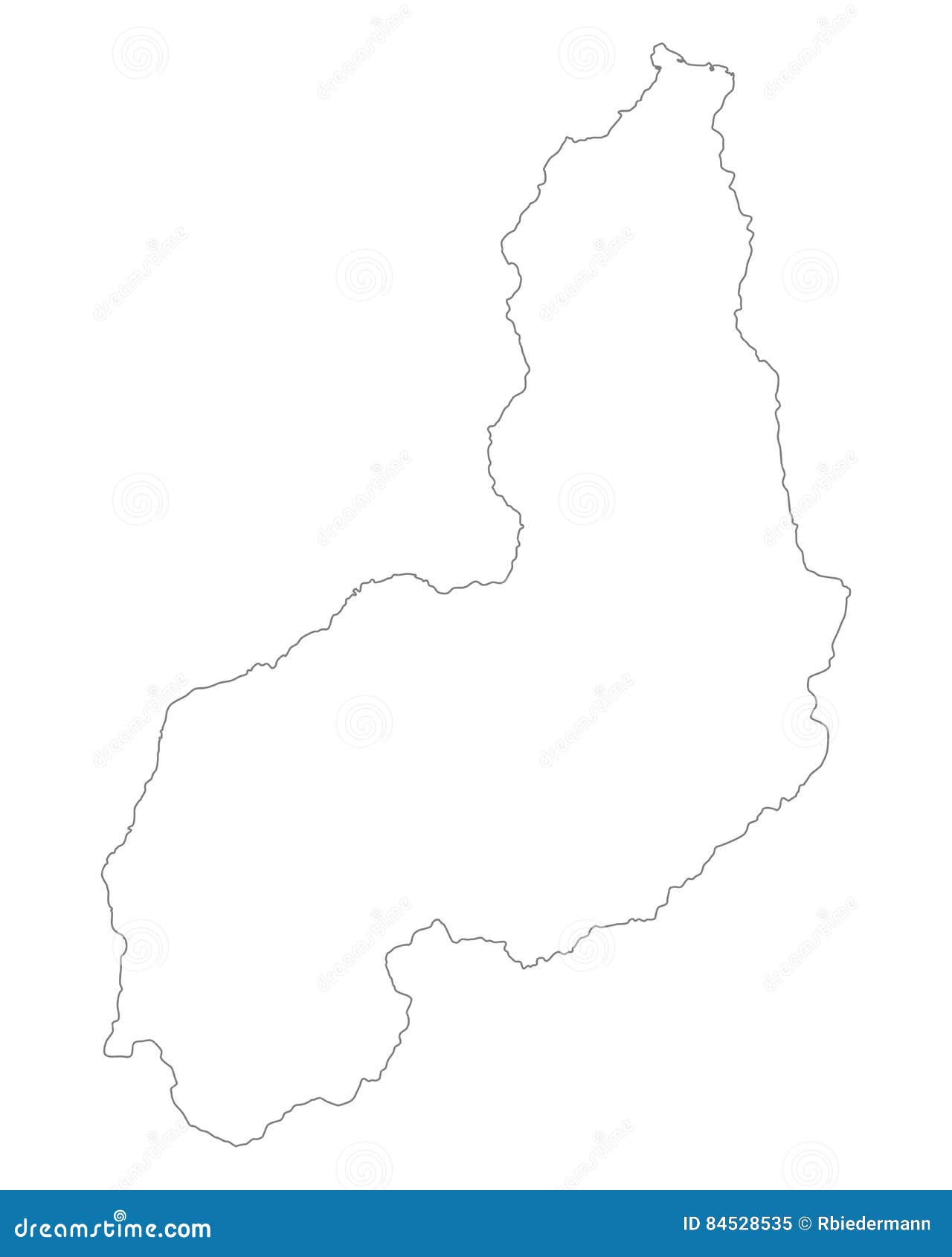 Map of Piaui stock vector. Illustration of contour, isolated - 84528535