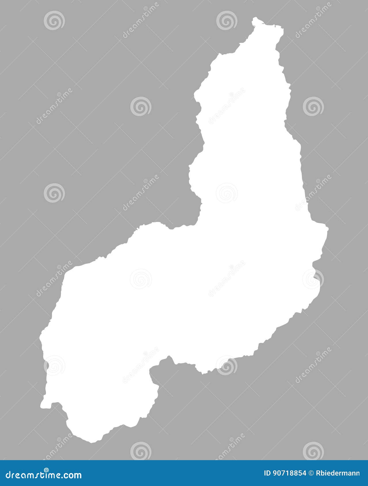 Map of Piaui stock vector. Illustration of state, line - 90718854