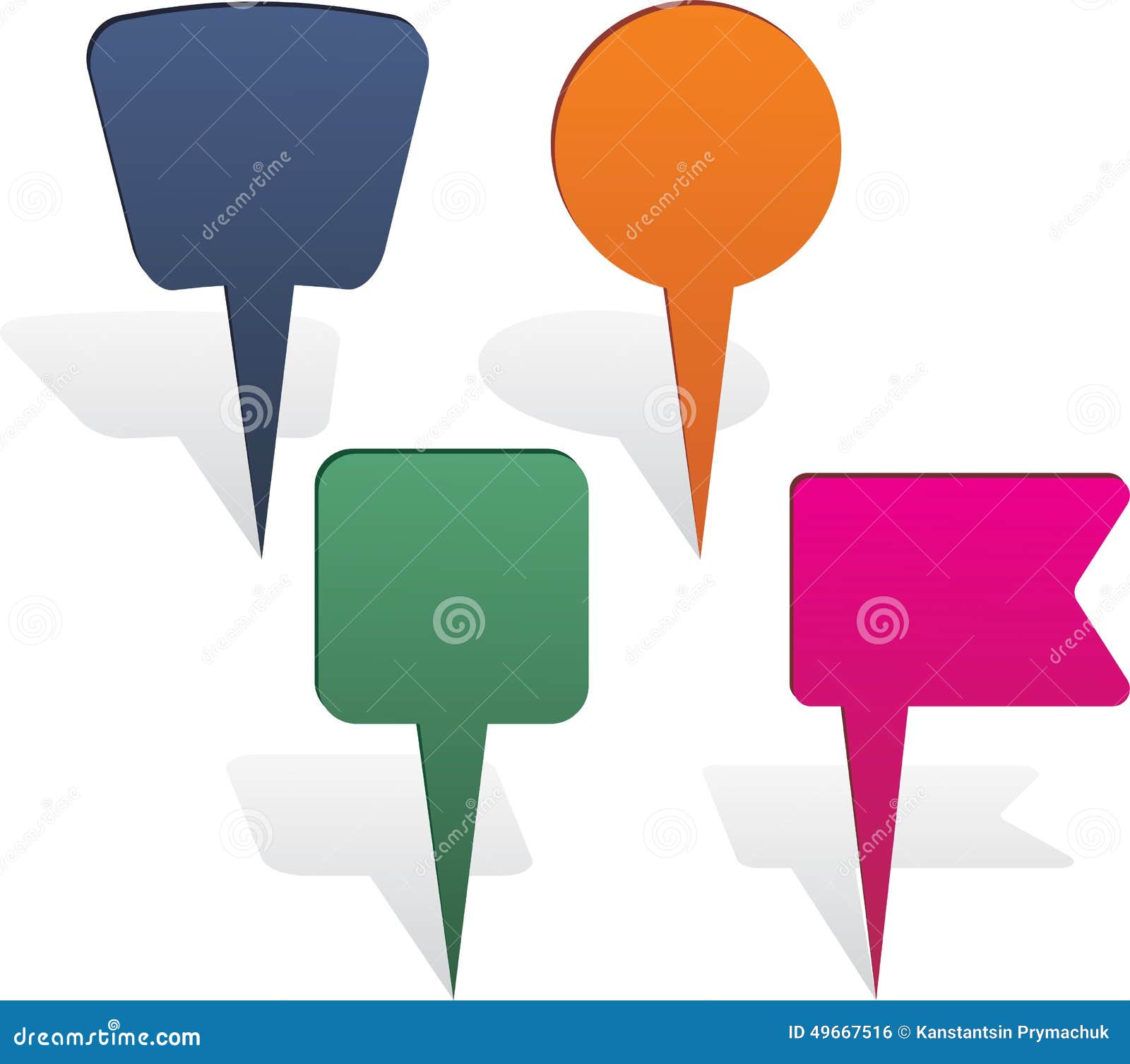 Pins Arrows White Icons Set Stock Illustrations – 22 Pins Arrows White ...