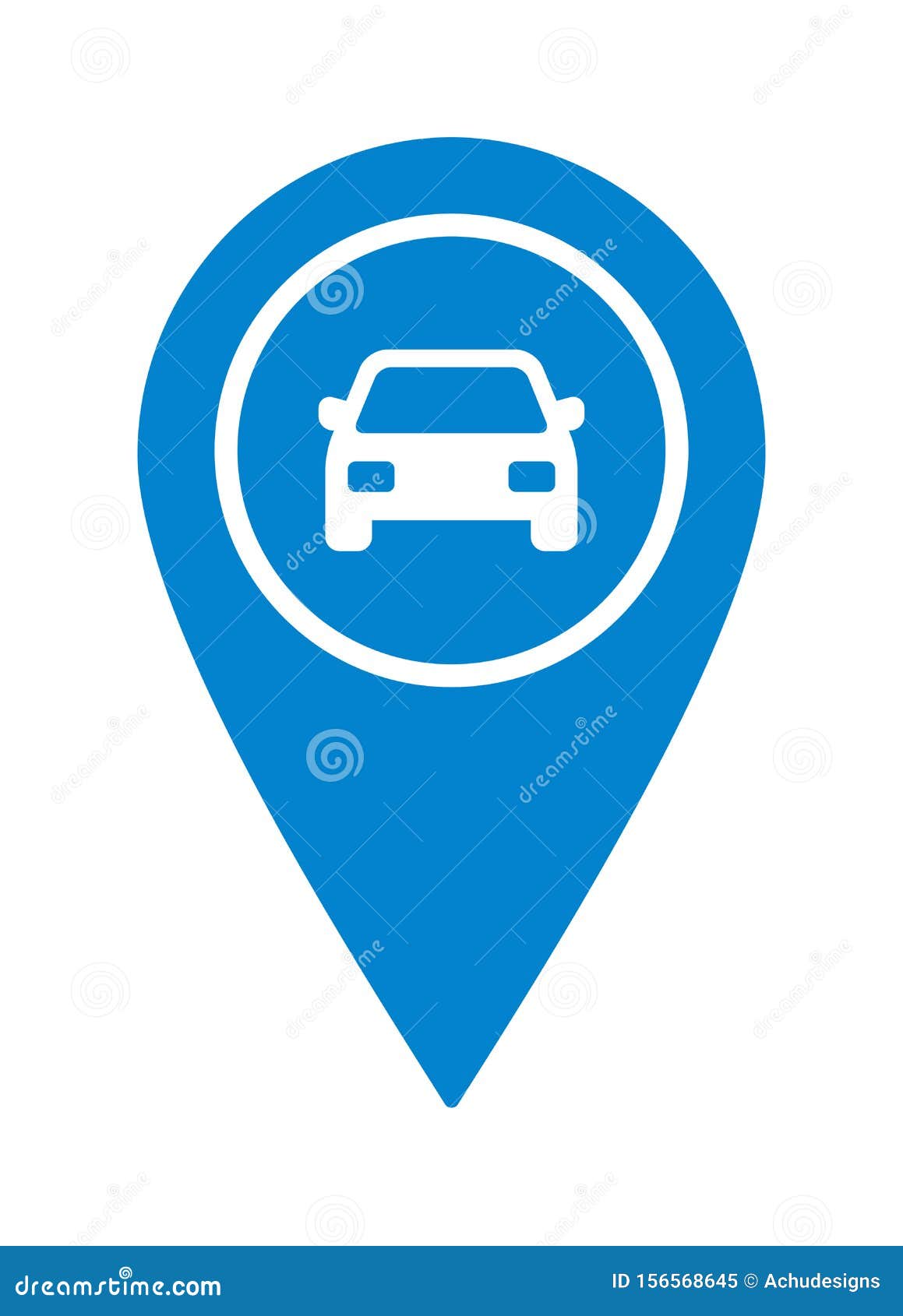 Map Pin Pointer Navigation Location Car Stock Vector - Illustration of ...