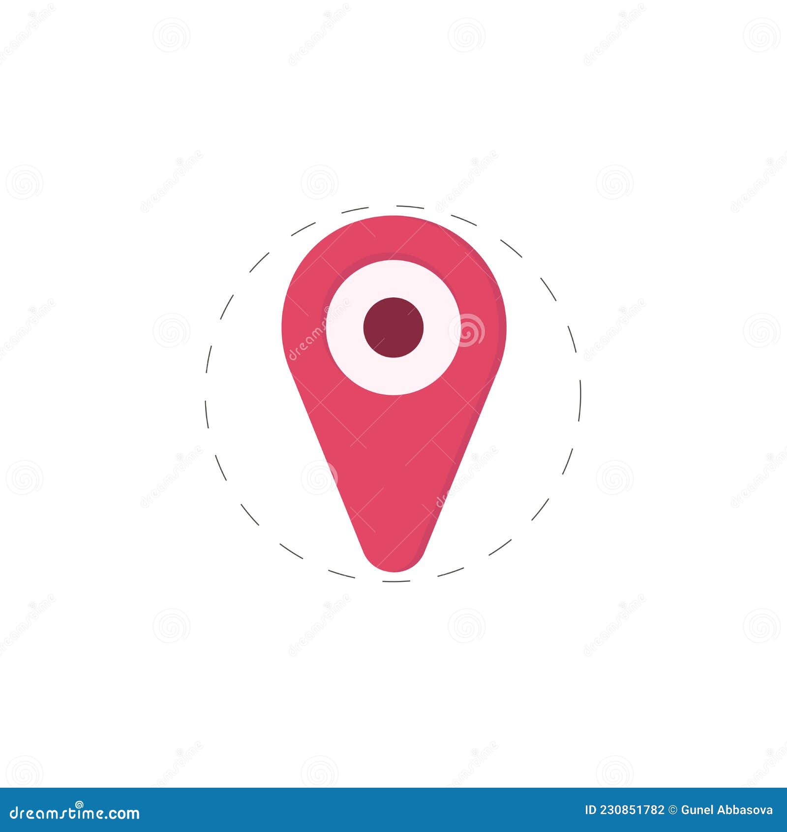 Map Pin Clipart. Location Map Pin Isolated Flat Icon Stock Vector ...